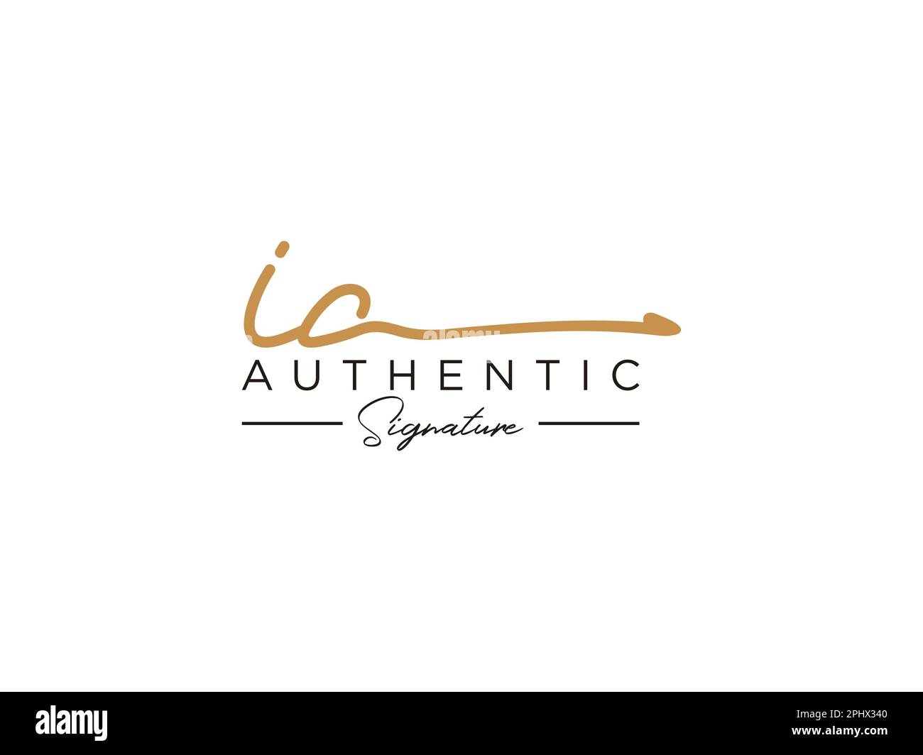 Letter IA Signature Logo Template Vector Stock Vector Image & Art - Alamy