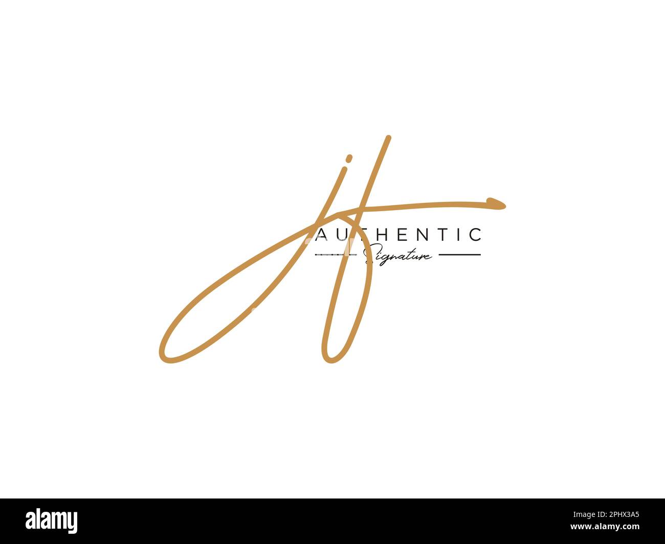 Letter JF Signature Logo Template Vector Stock Vector Image & Art - Alamy