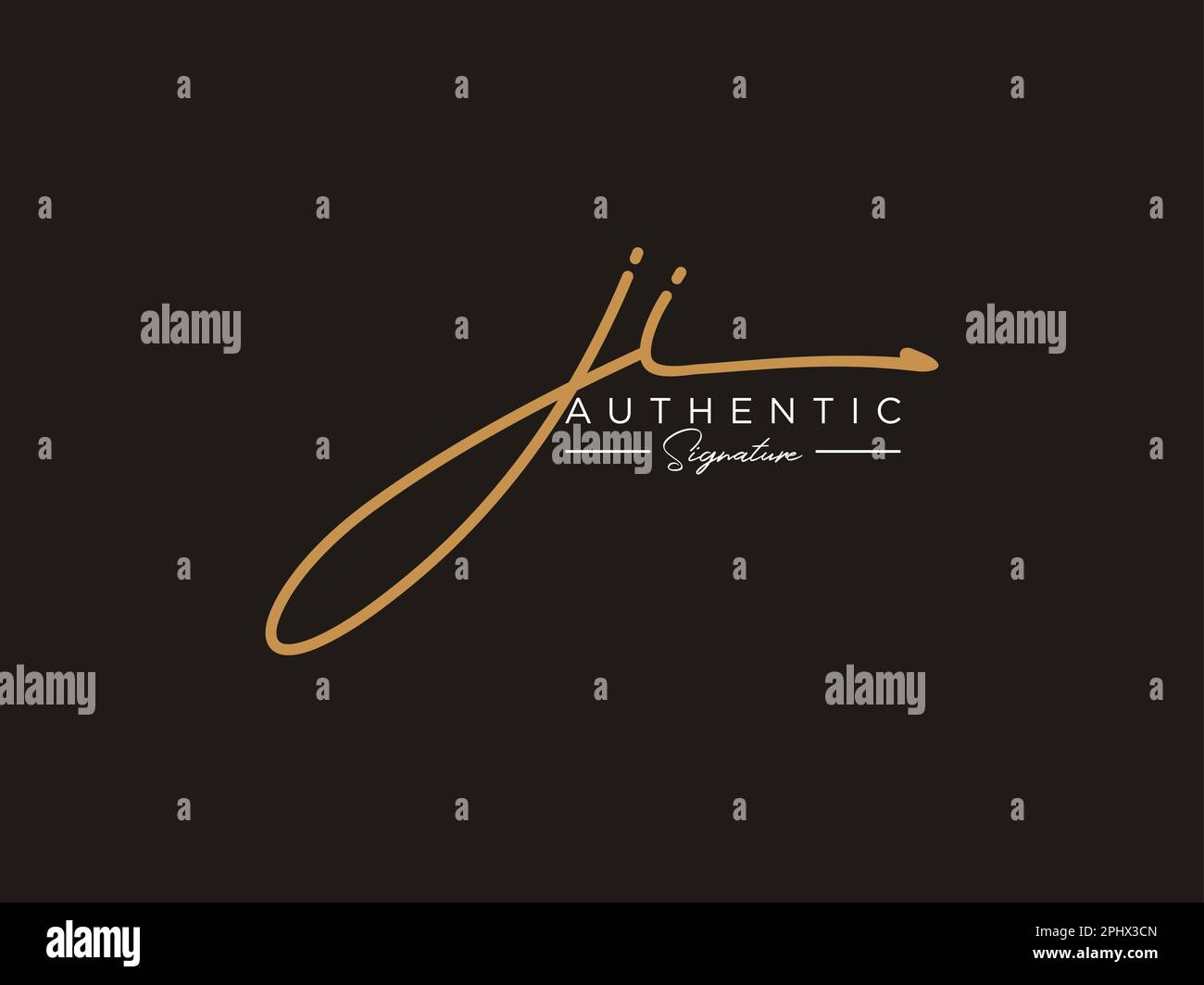 Ji letter design hi-res stock photography and images - Alamy
