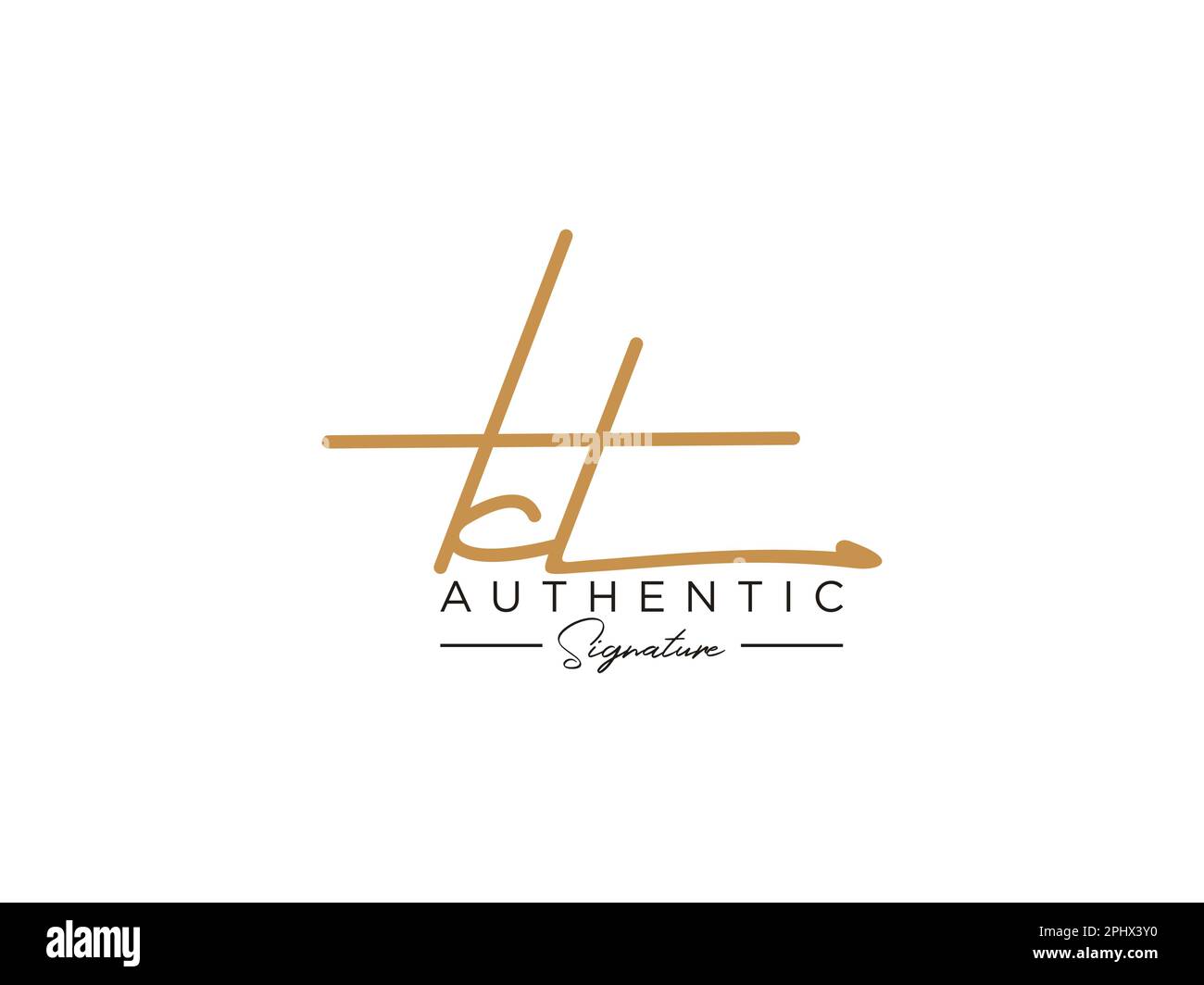 Letter KT Signature Logo Template Vector Stock Vector Image & Art - Alamy