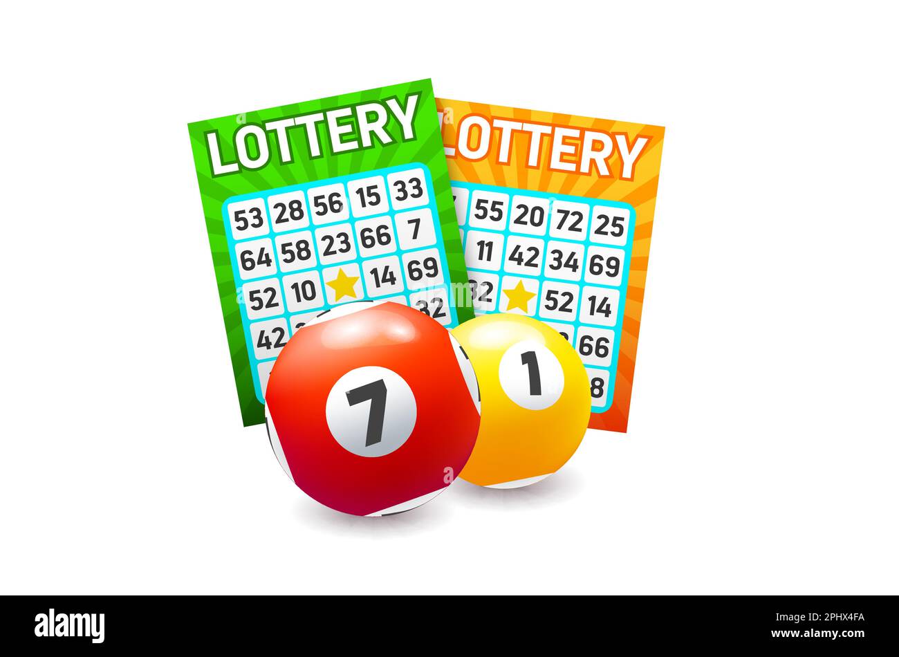 Checking lottery ticket Stock Vector Images - Alamy