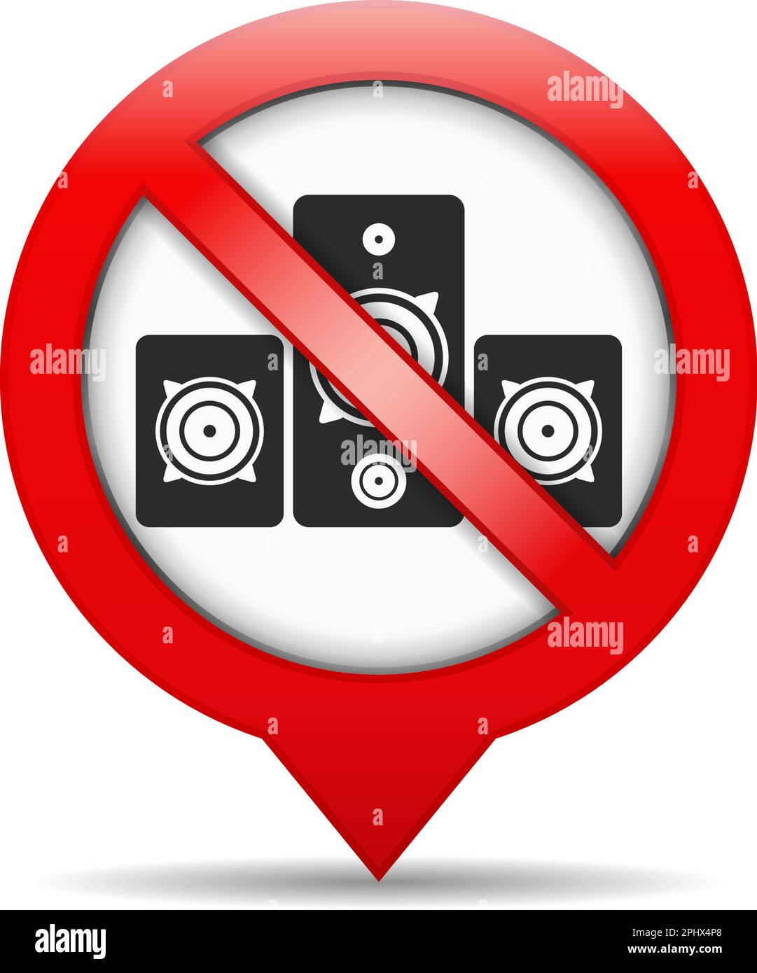 Music loudspeakers illustration vector Cut Out Stock Images & Pictures ...