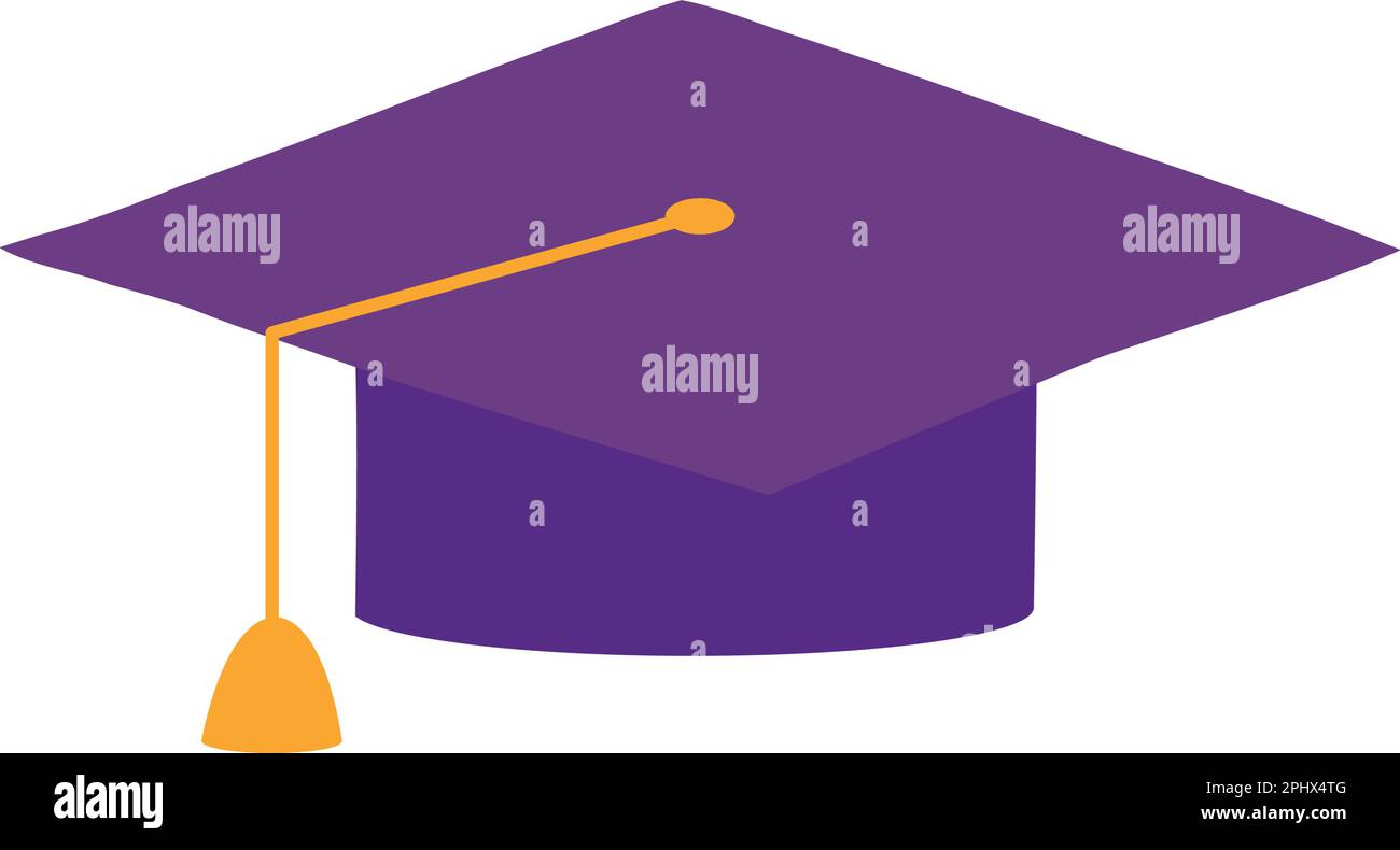 Success symbolized by graduation cap Stock Vector Image & Art - Alamy