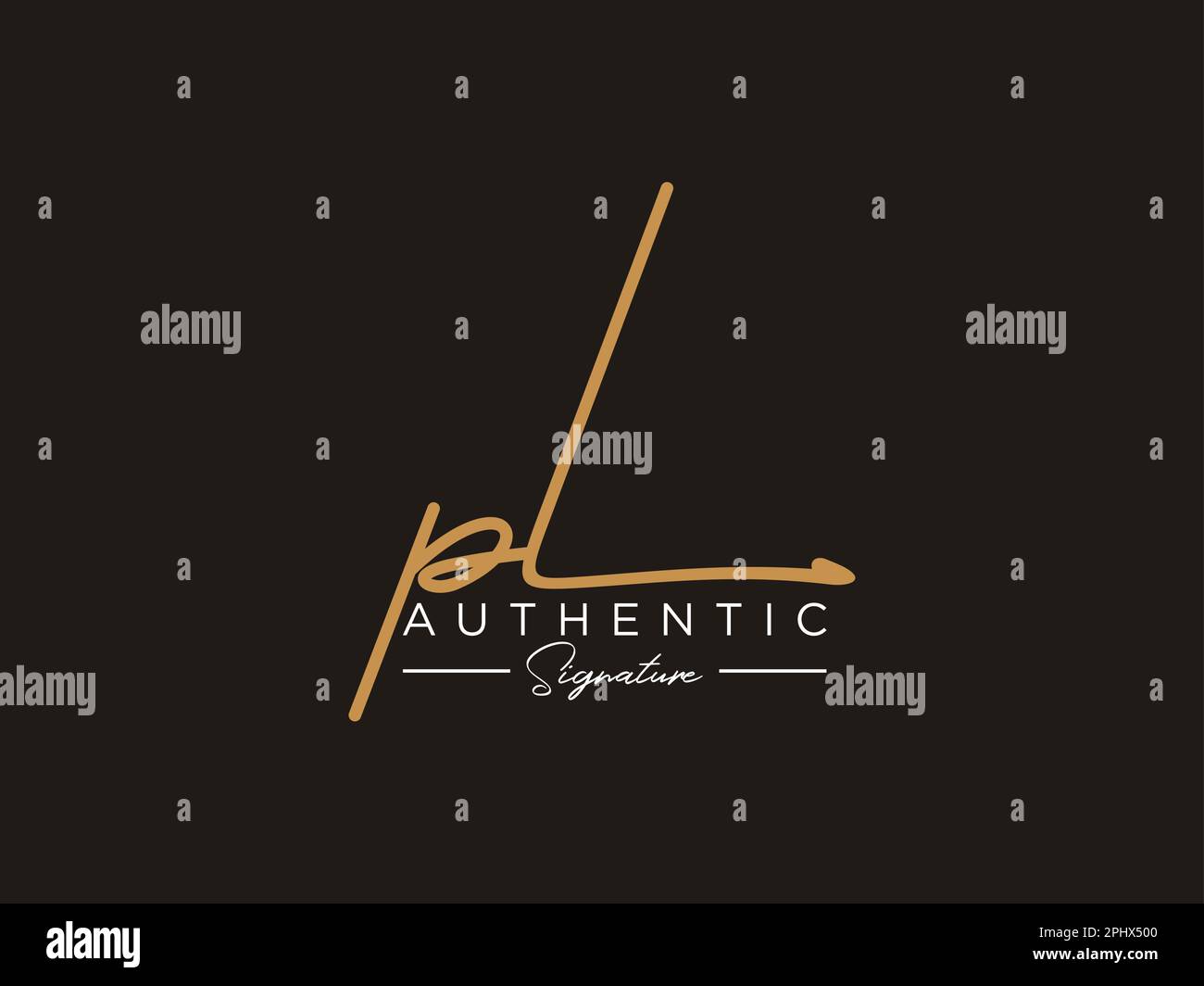 Pl letter design hi-res stock photography and images - Alamy