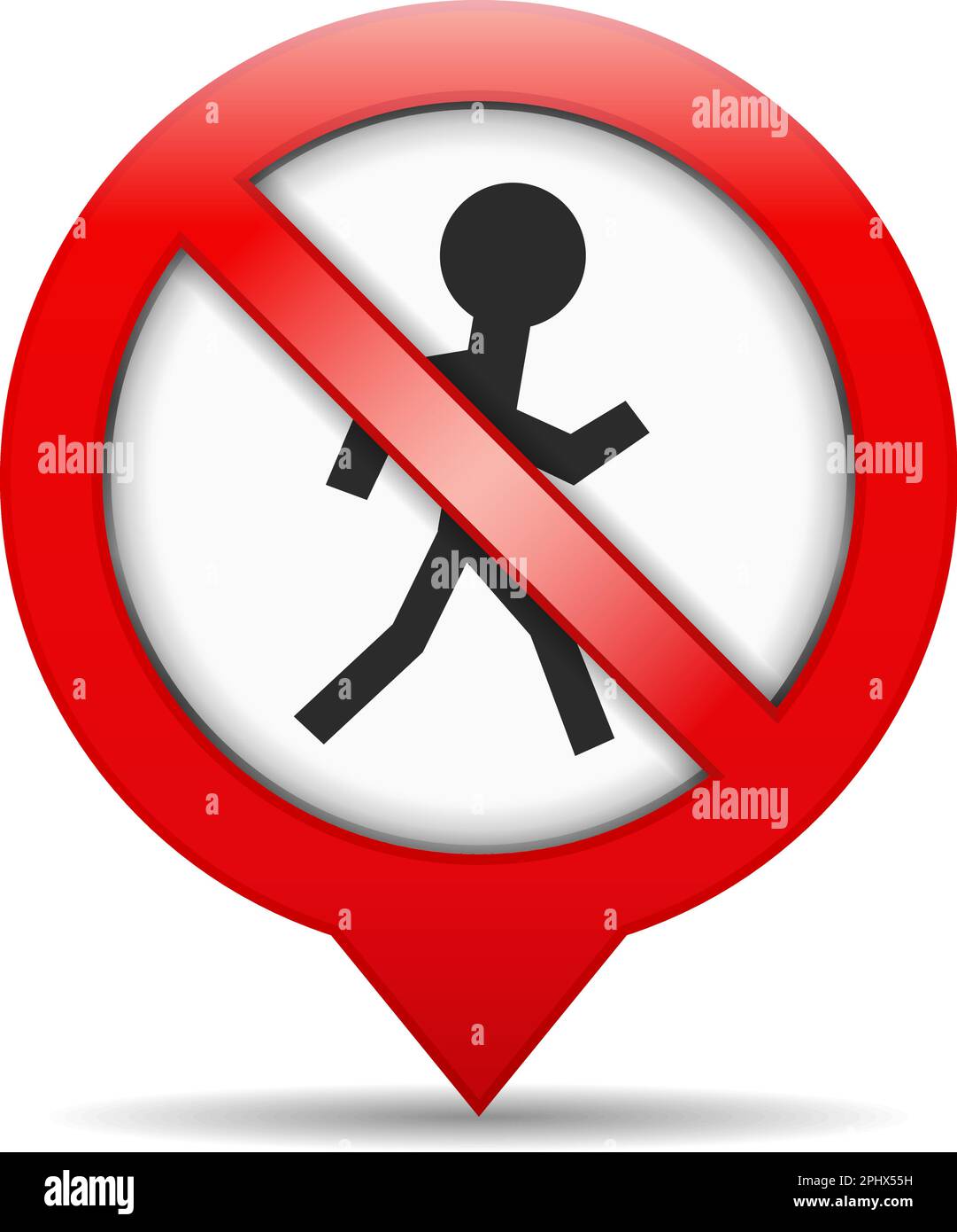 No entry sign, vector eps10 illustration Stock Vector Image & Art - Alamy