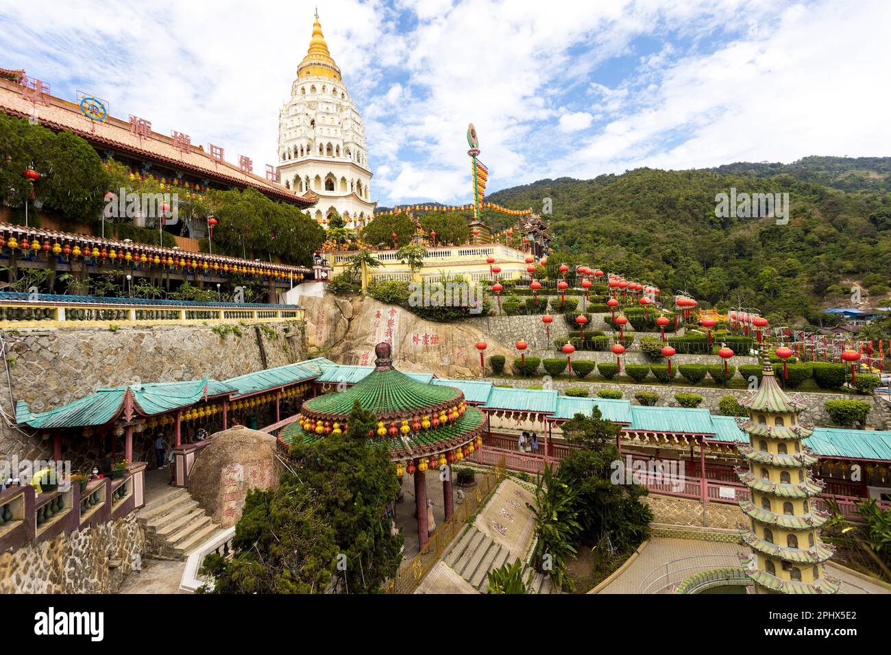 The Kek Lok Si Temple, The Buddhist temple in Penang, Malaysia Stock ...
