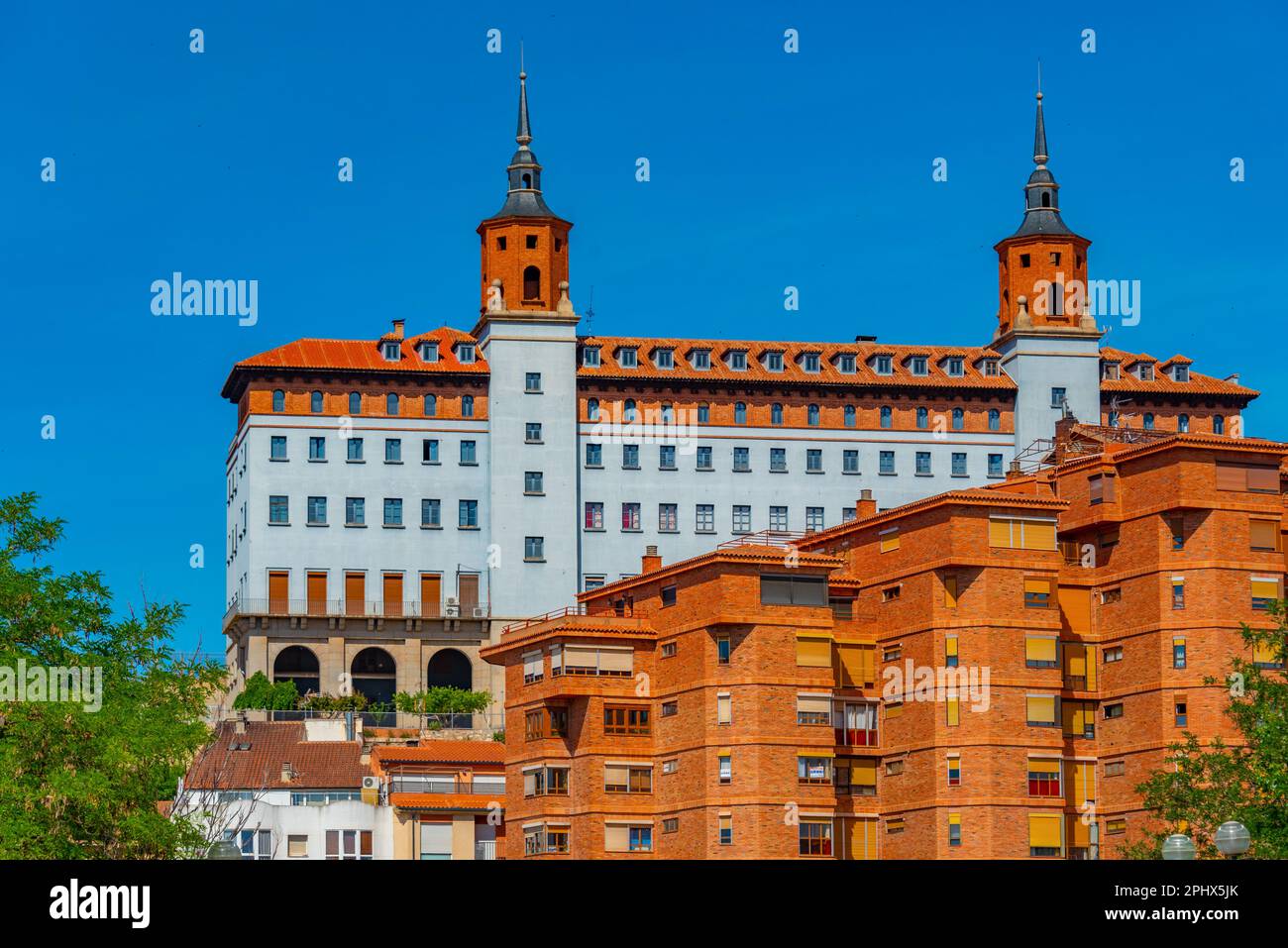 Aerial view of Spanish town Teruel Stock Photo - Alamy