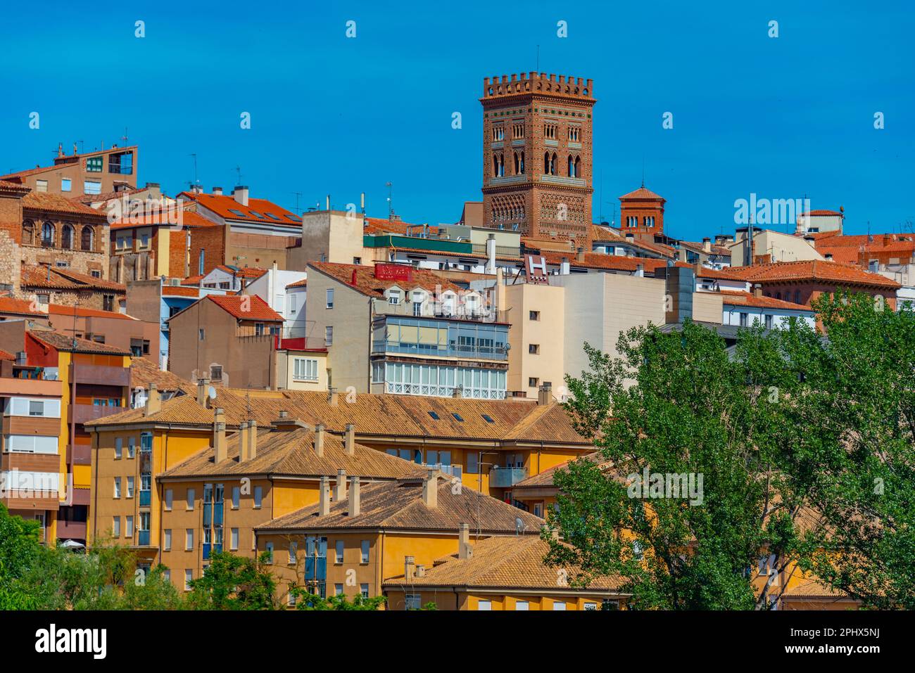 Panorama view of Spanish town Teruel Stock Photo - Alamy