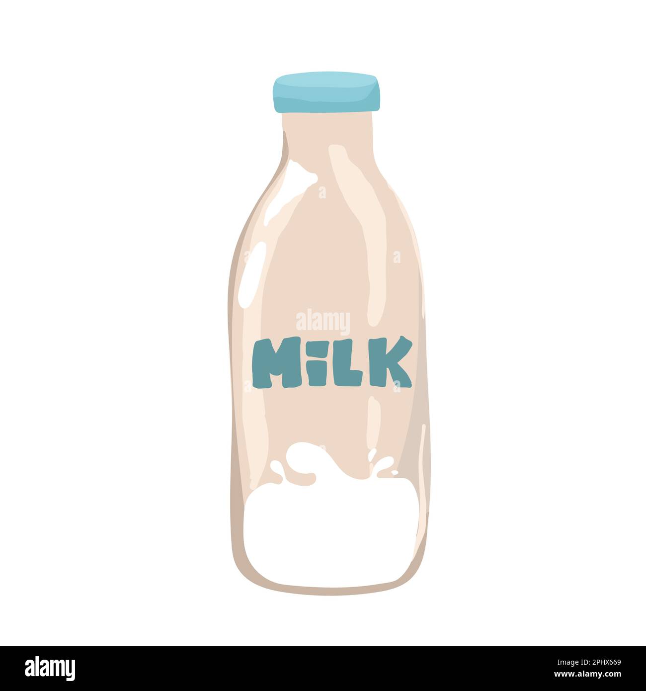 Breakfast cereal on glass Stock Vector Images - Alamy