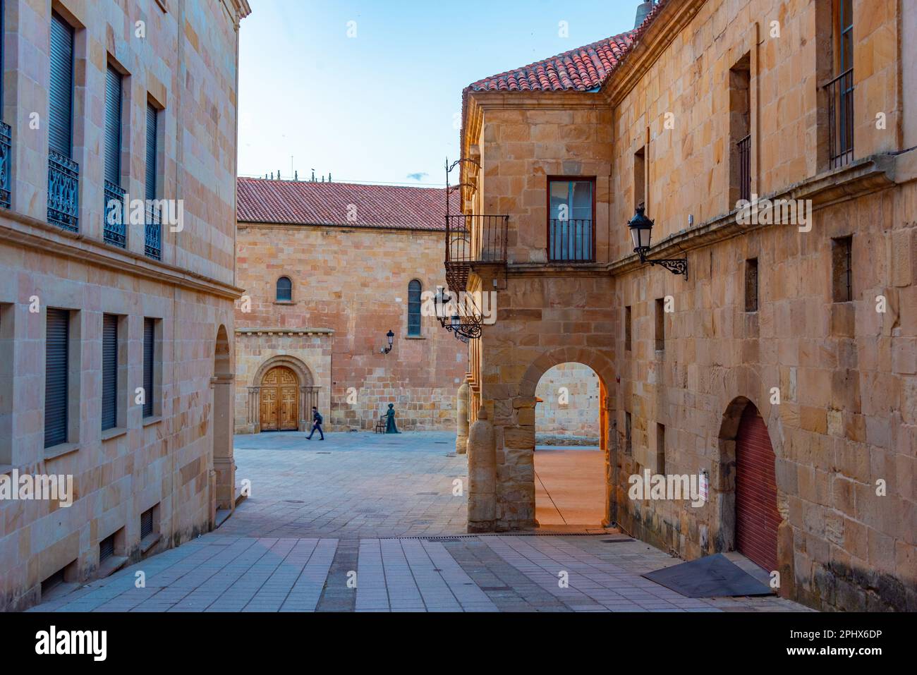Palacio de la Audiencia theatre in Spanish town Soria Stock Photo - Alamy