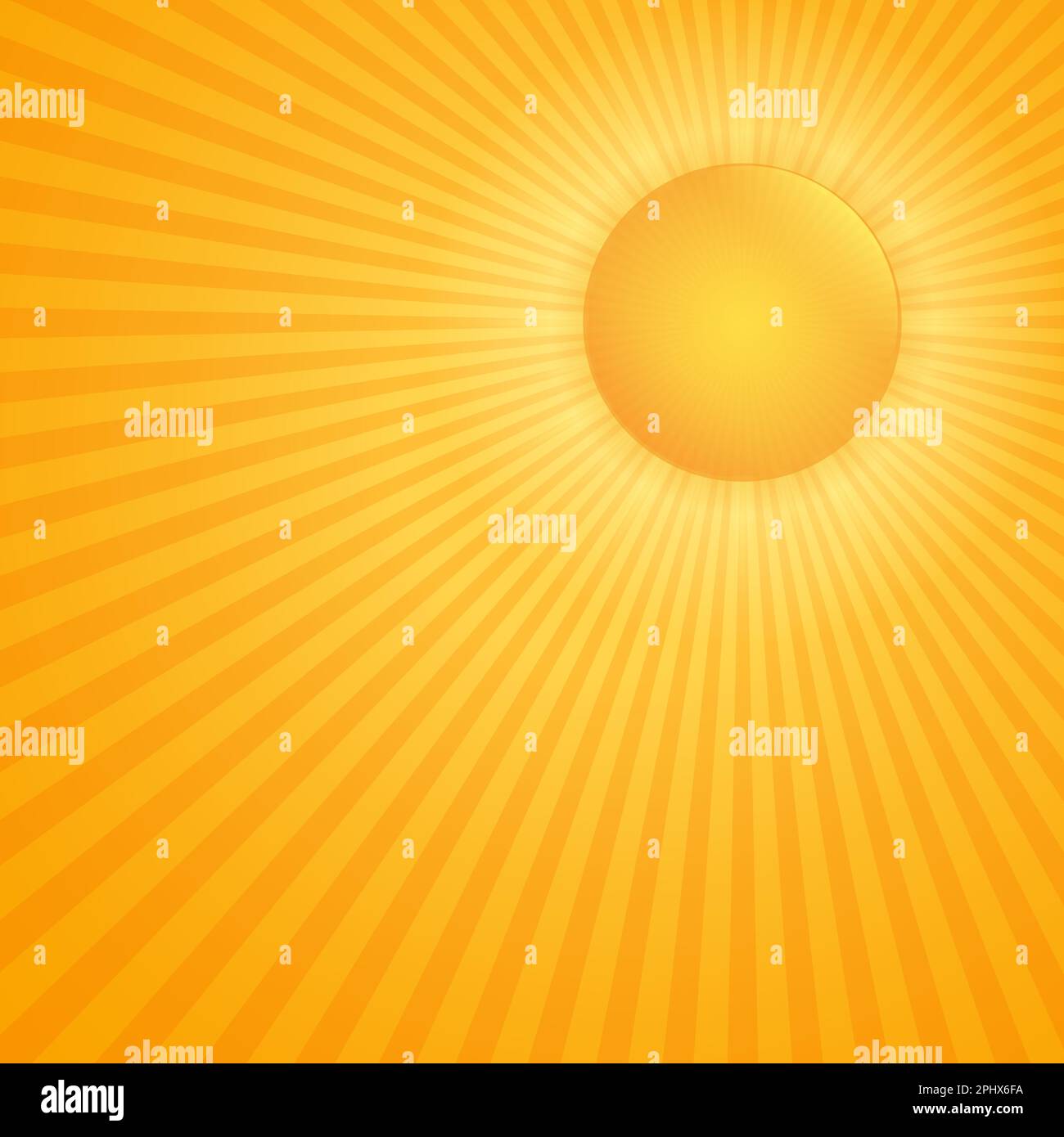 Bright hot sun, vector eps10 illustration Stock Vector Image & Art - Alamy