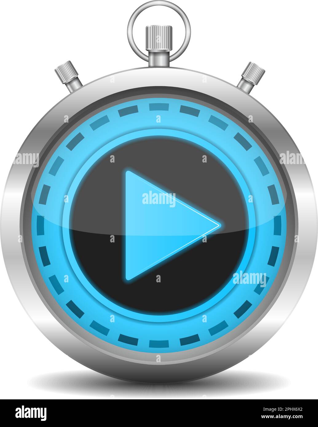 Digital stopwatch, vector eps10 illustration Stock Vector Image & Art ...