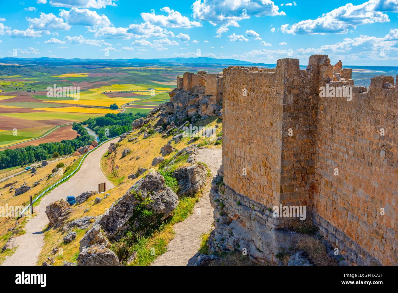 Castillo de Gormaz in Spain Stock Photo - Alamy