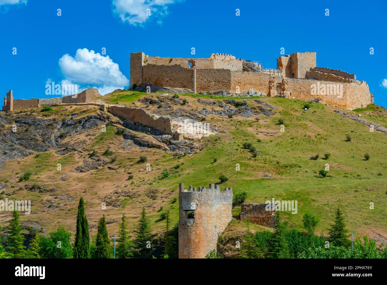 Castillo de Osma in Spain Stock Photo - Alamy