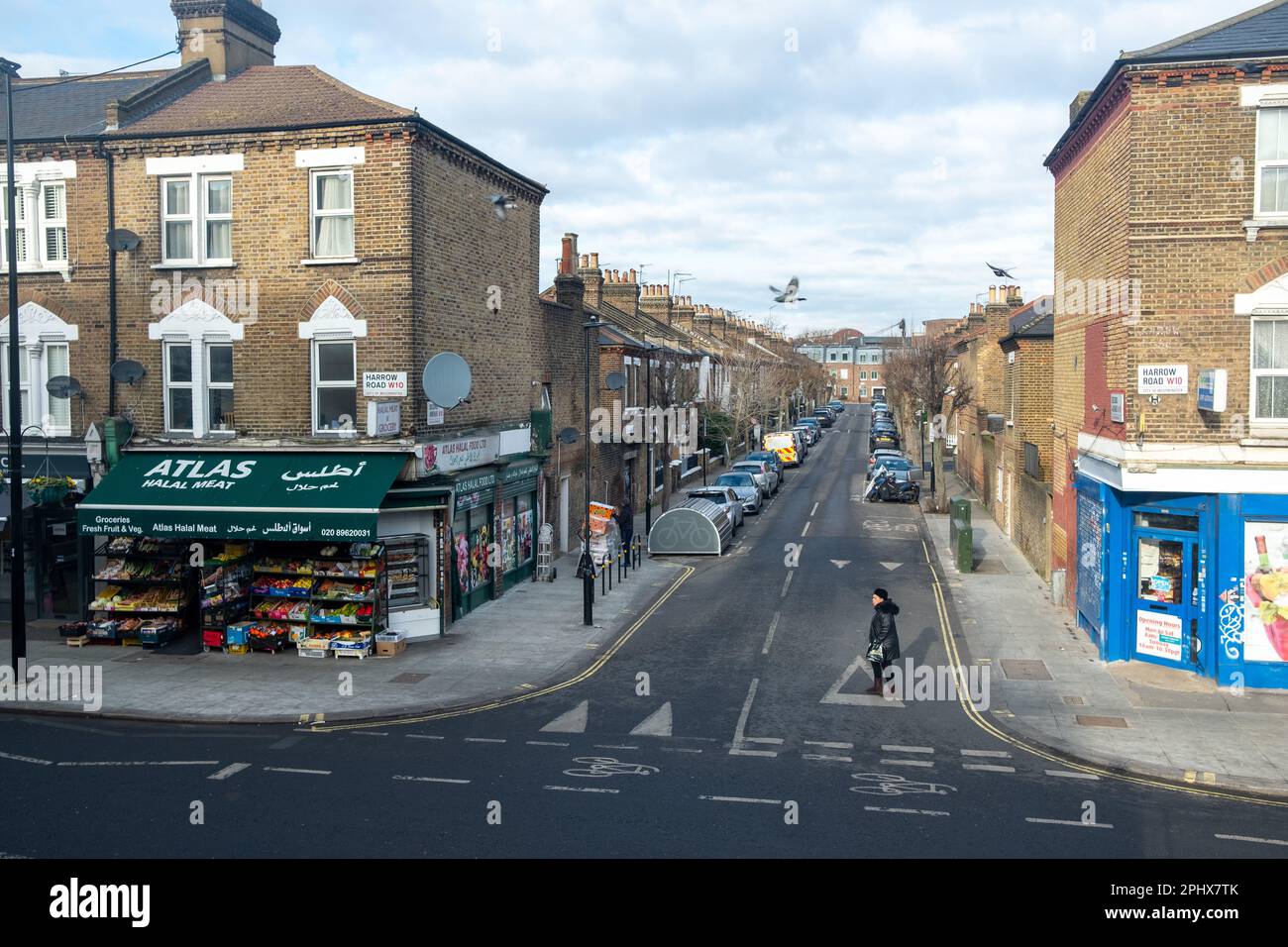 London- May 2023:Harrow Road in W10 west London Stock Photo - Alamy
