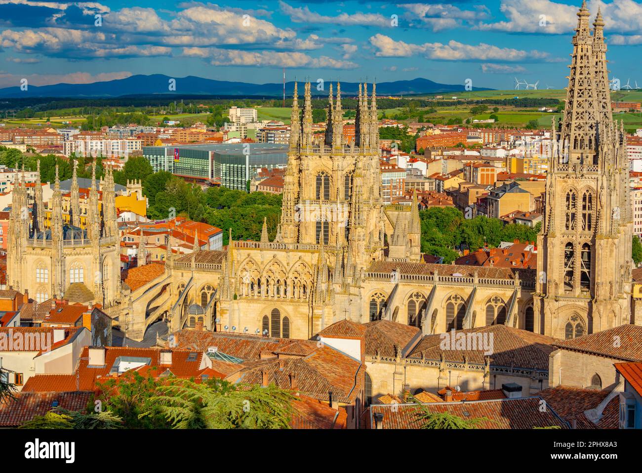 Burgos aerial view castle hi-res stock photography and images - Alamy