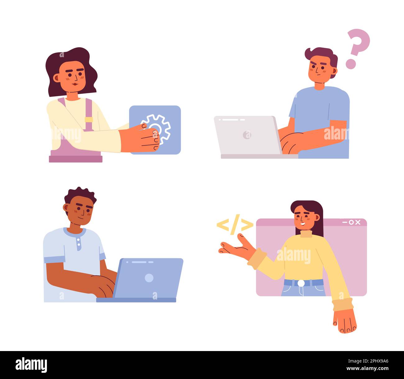 Young programmers in office Stock Vector Images - Alamy Young programmers in office Stock Vector Images - Alamy