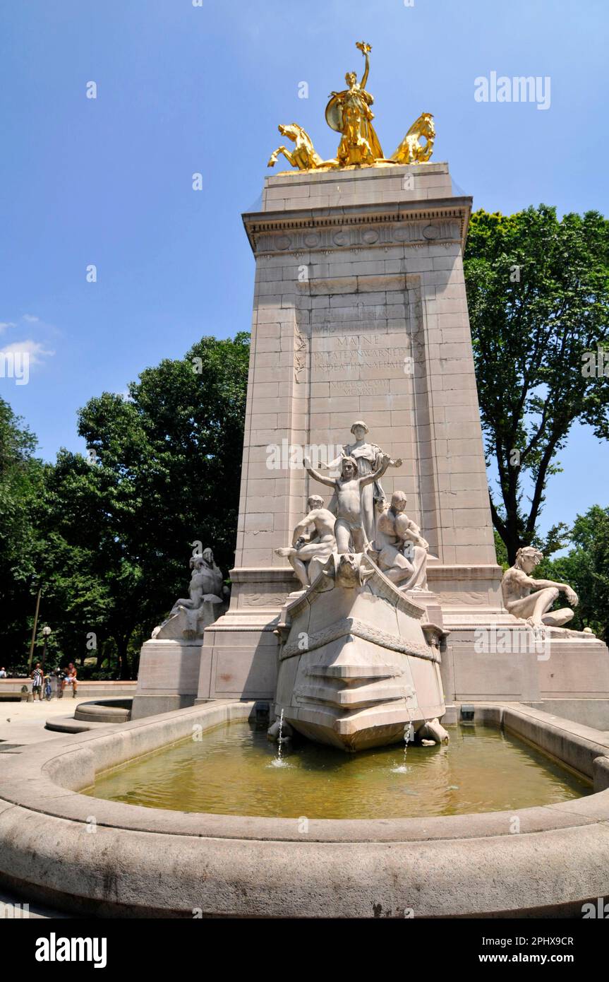 The USS Maine National Monument at the Southern entrance of Central ...