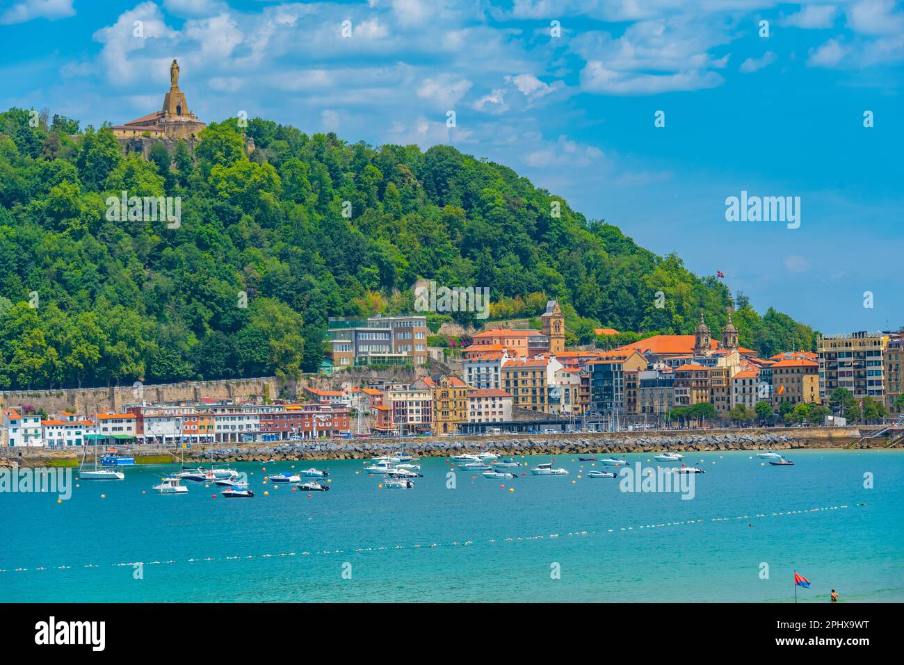 Marina at Spanish port San Sebastian, Spain Stock Photo - Alamy