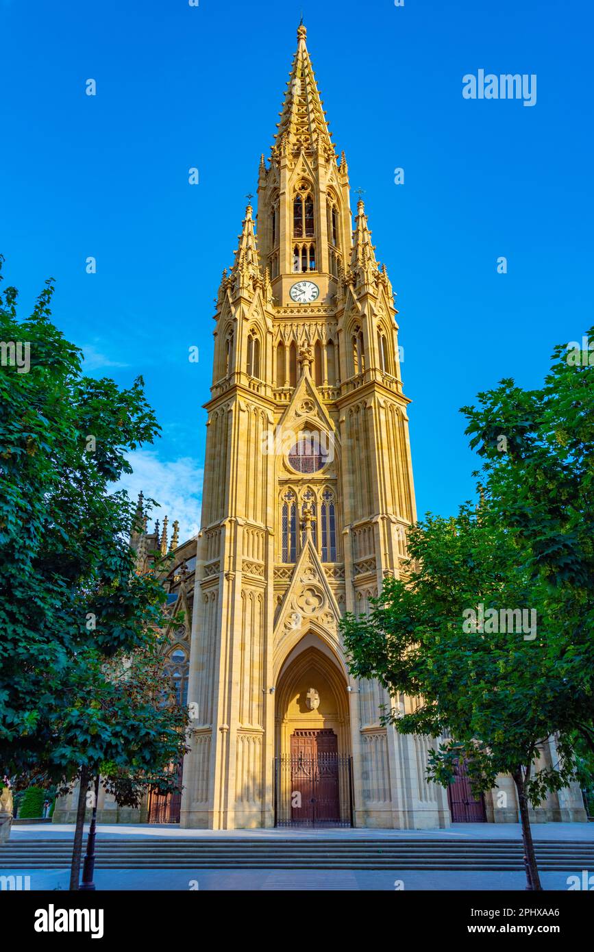 Good Shepherd of San Sebastian Cathedral, Spain Stock Photo - Alamy