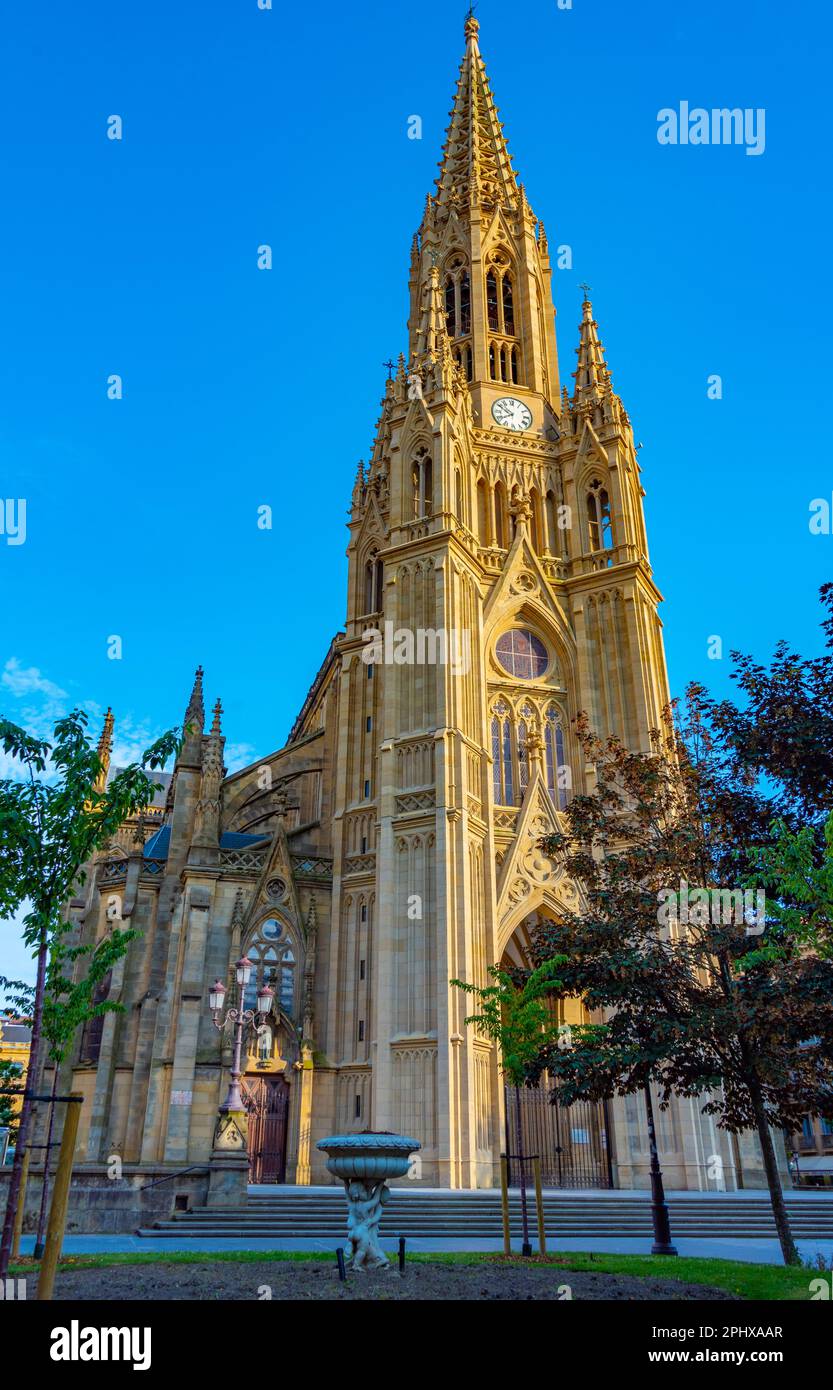 Good Shepherd of San Sebastian Cathedral, Spain Stock Photo - Alamy