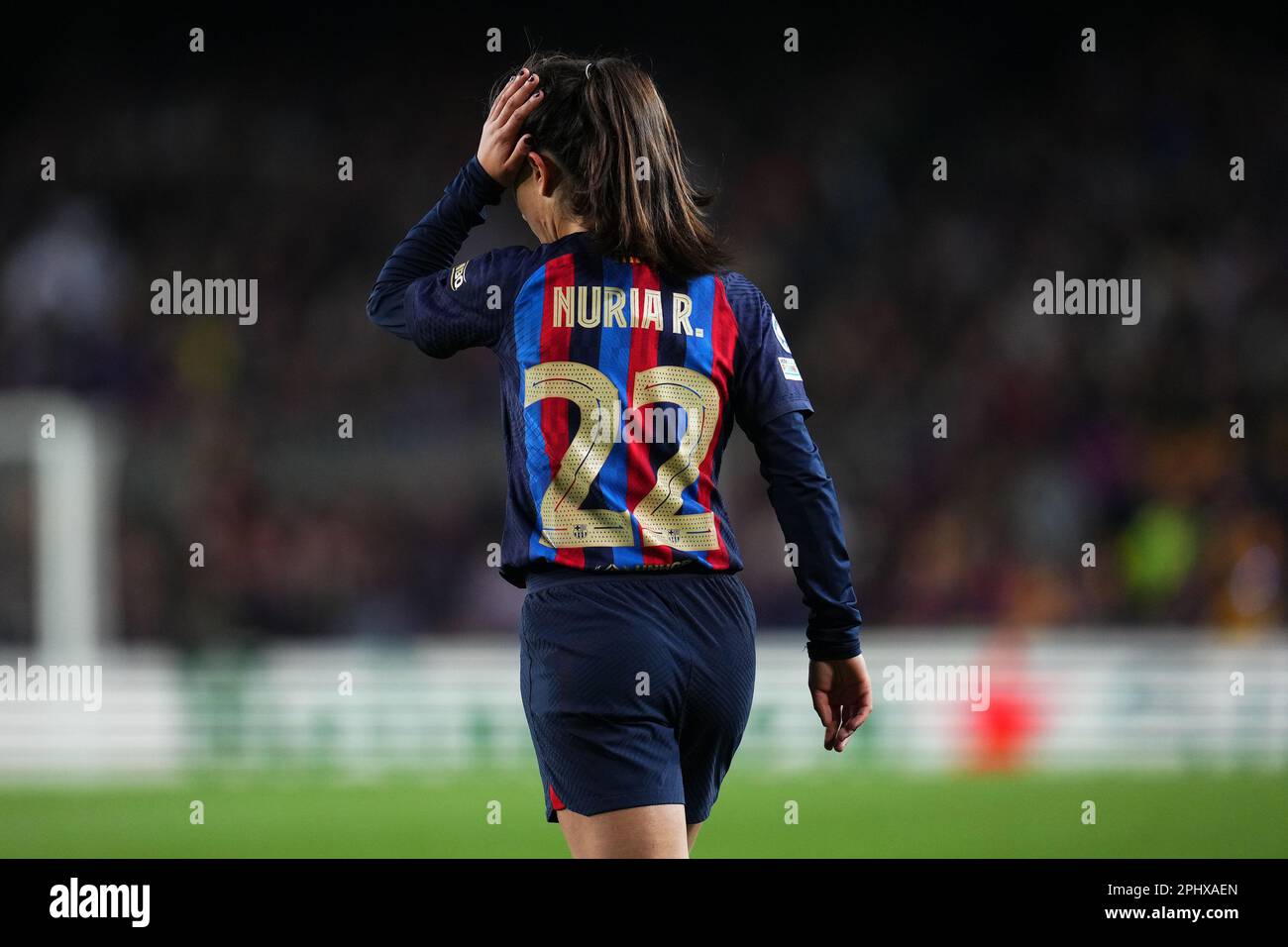 Nuria Rabano of FC Barcelona during the UEFA Womens Champions League ...