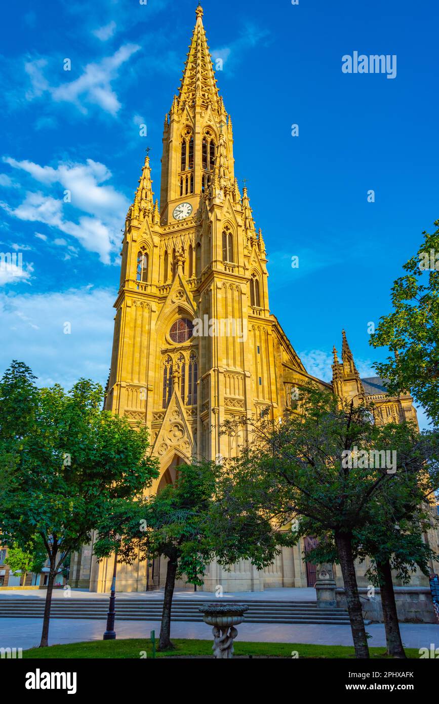 Good Shepherd of San Sebastian Cathedral, Spain Stock Photo - Alamy