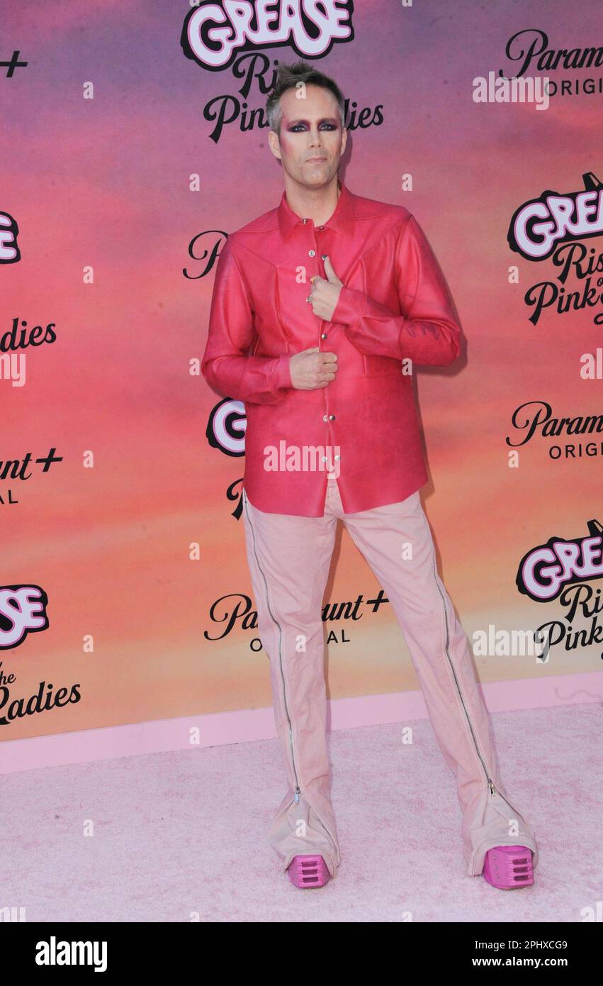 Los Angeles, CA. 29th Mar, 2023. Justin Tranter at arrivals for GREASE ...