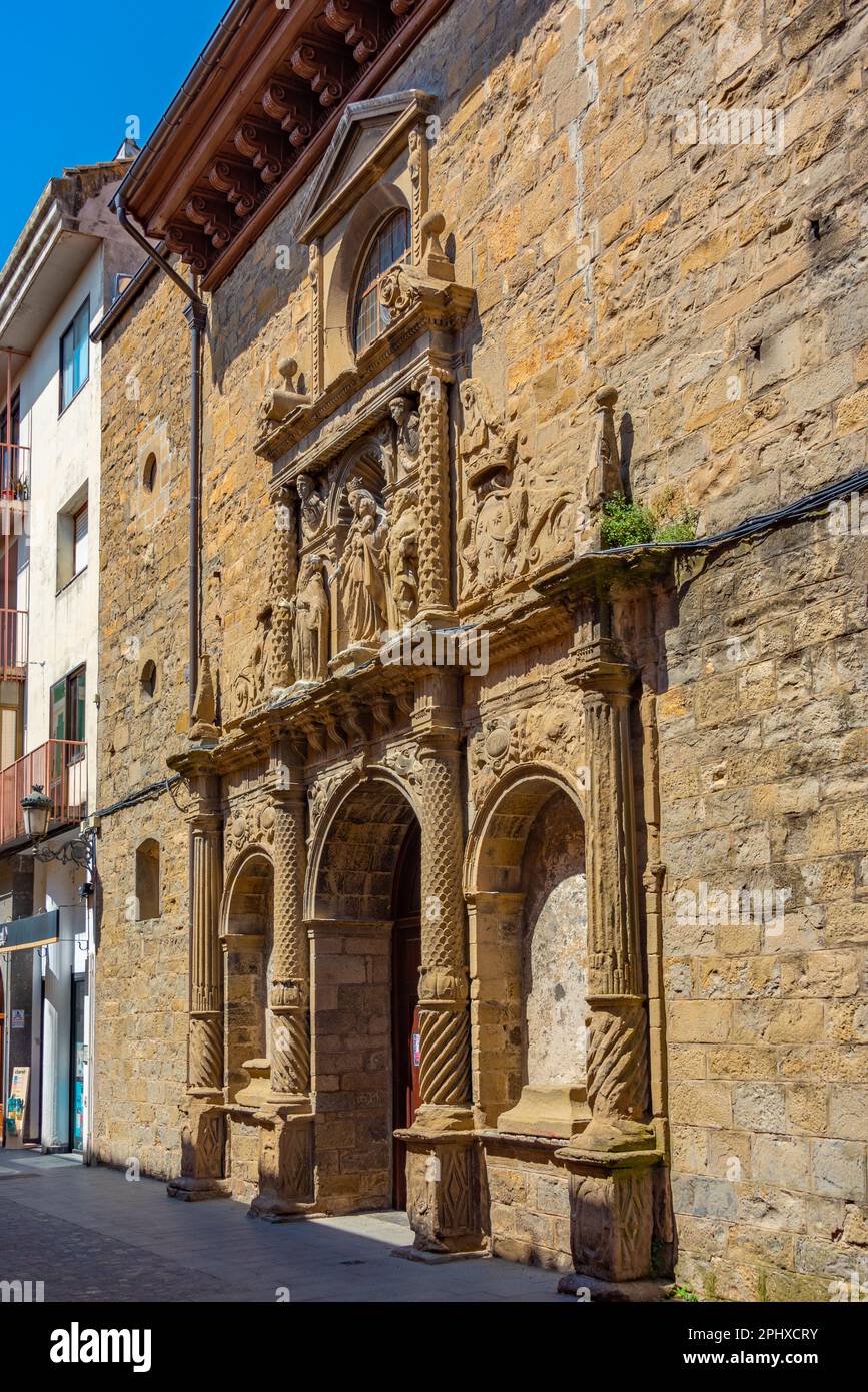 Church of Our Lady of Carmen in Spanish town Jaca Stock Photo - Alamy