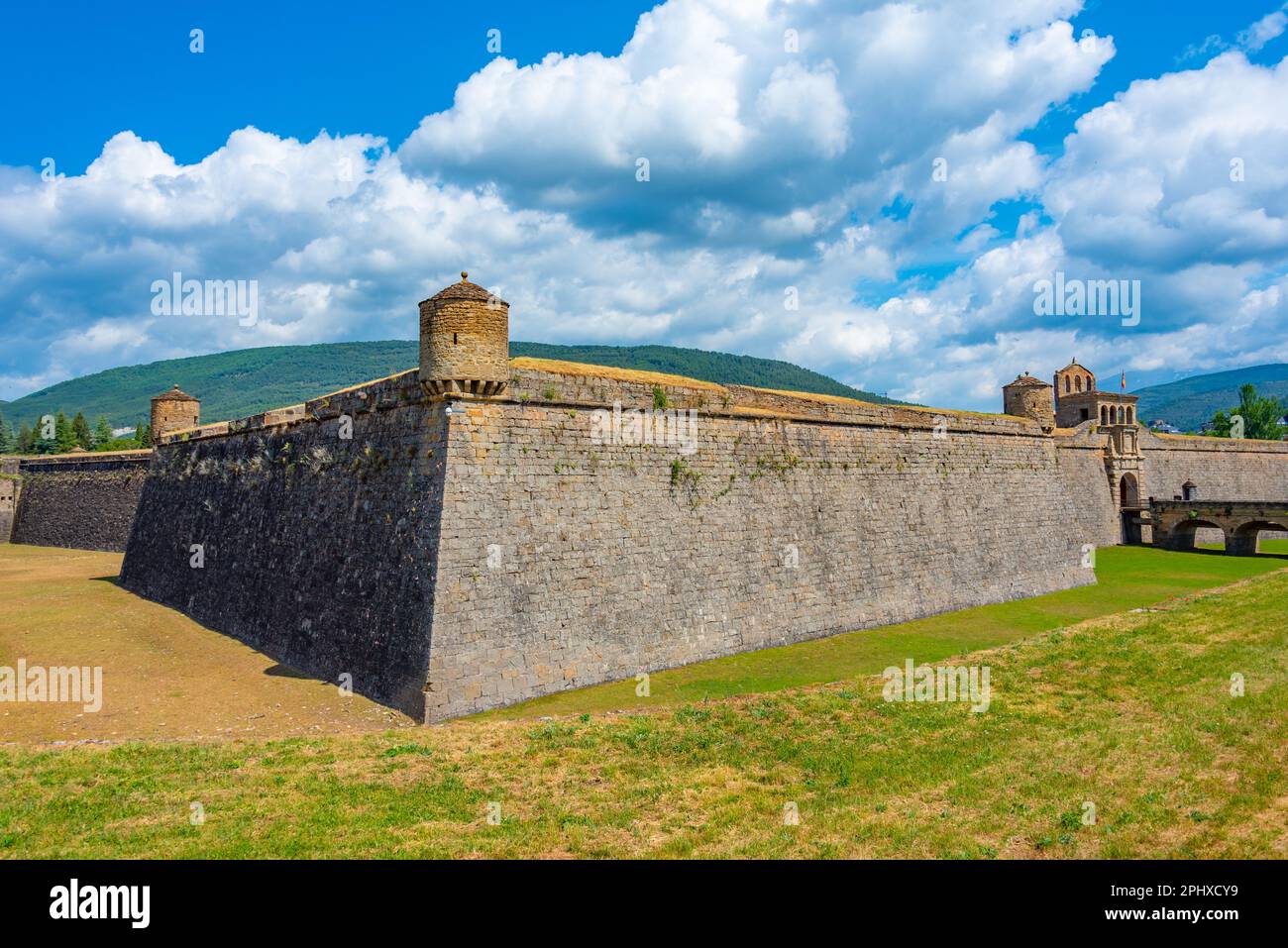 Ciudadela fortress in Spanish town Jaca Stock Photo - Alamy
