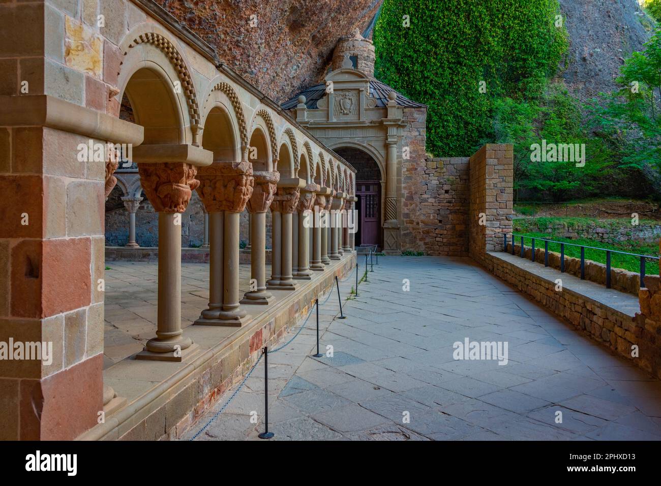 Monastery of San Juan de la Pena near Spanish town Jaca Stock Photo - Alamy