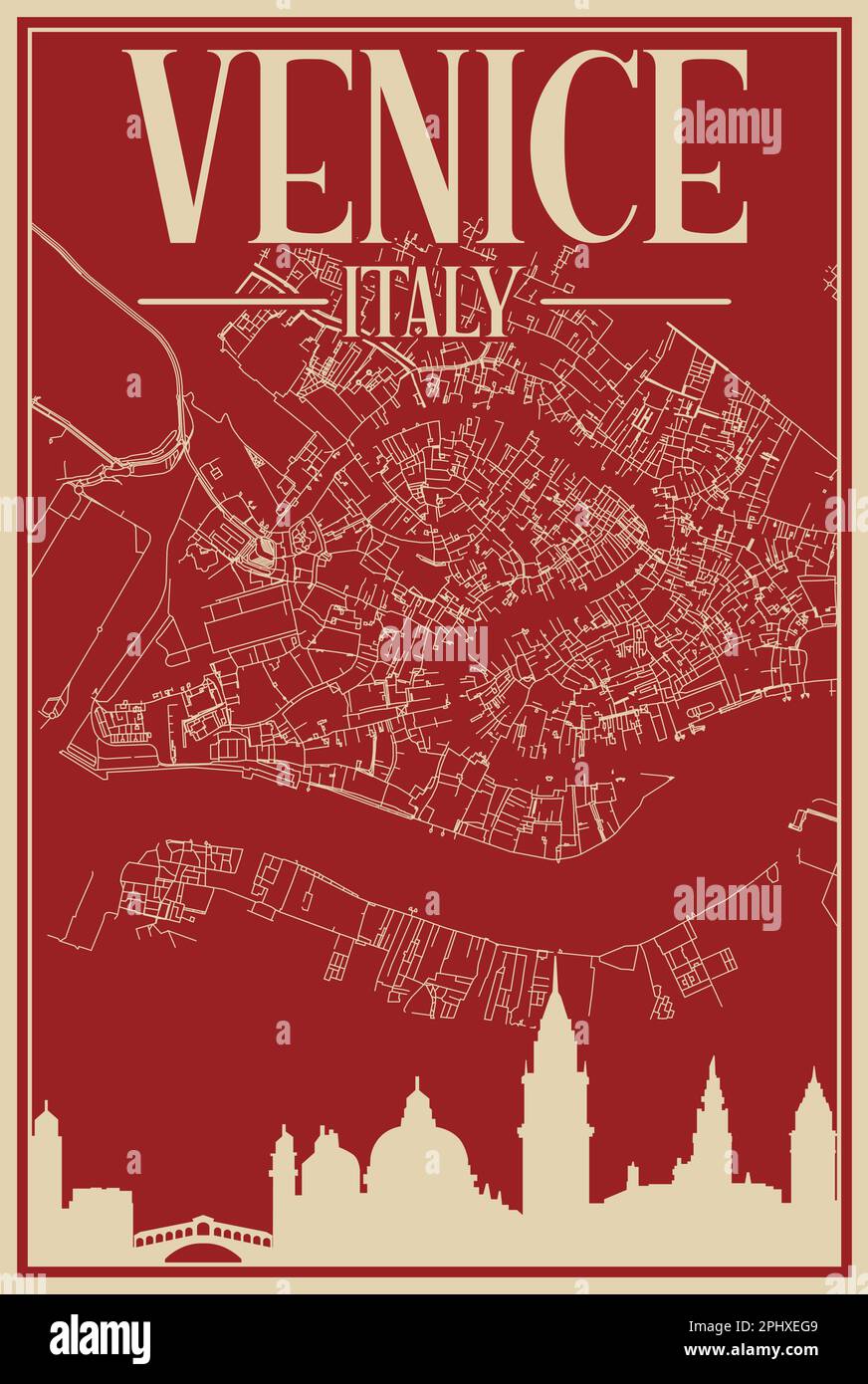 Venice panoramic Stock Vector Images - Alamy