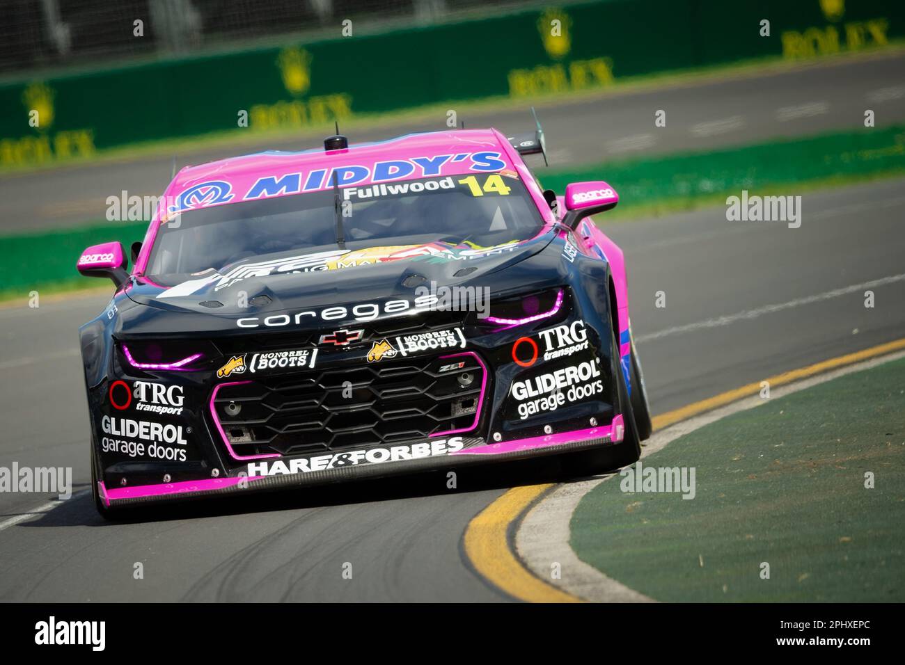 Melbourne, Australia, 30 March, 2023. Bryce Fullwood (14) driving for ...
