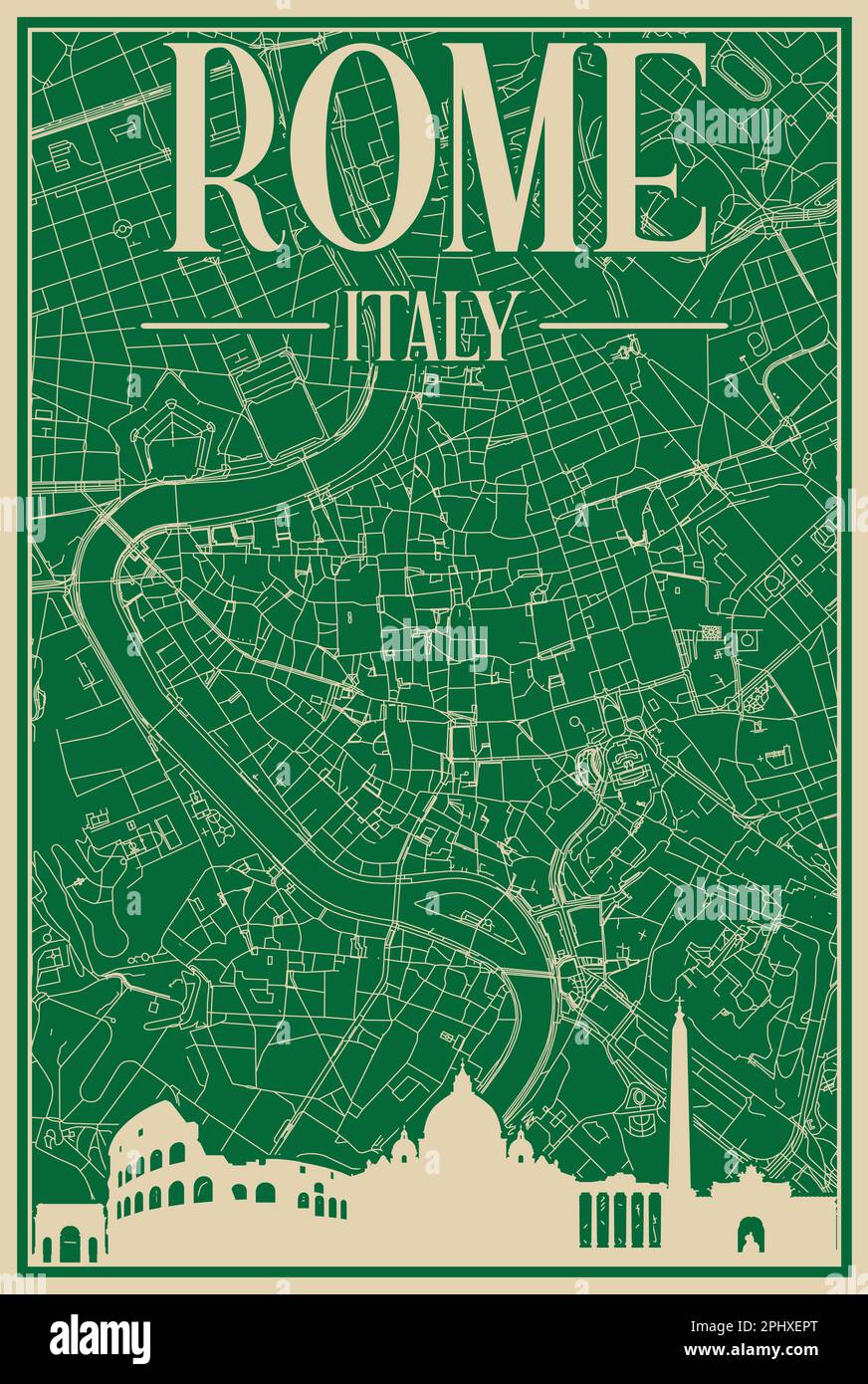 Rome poster travel Stock Vector Images - Alamy