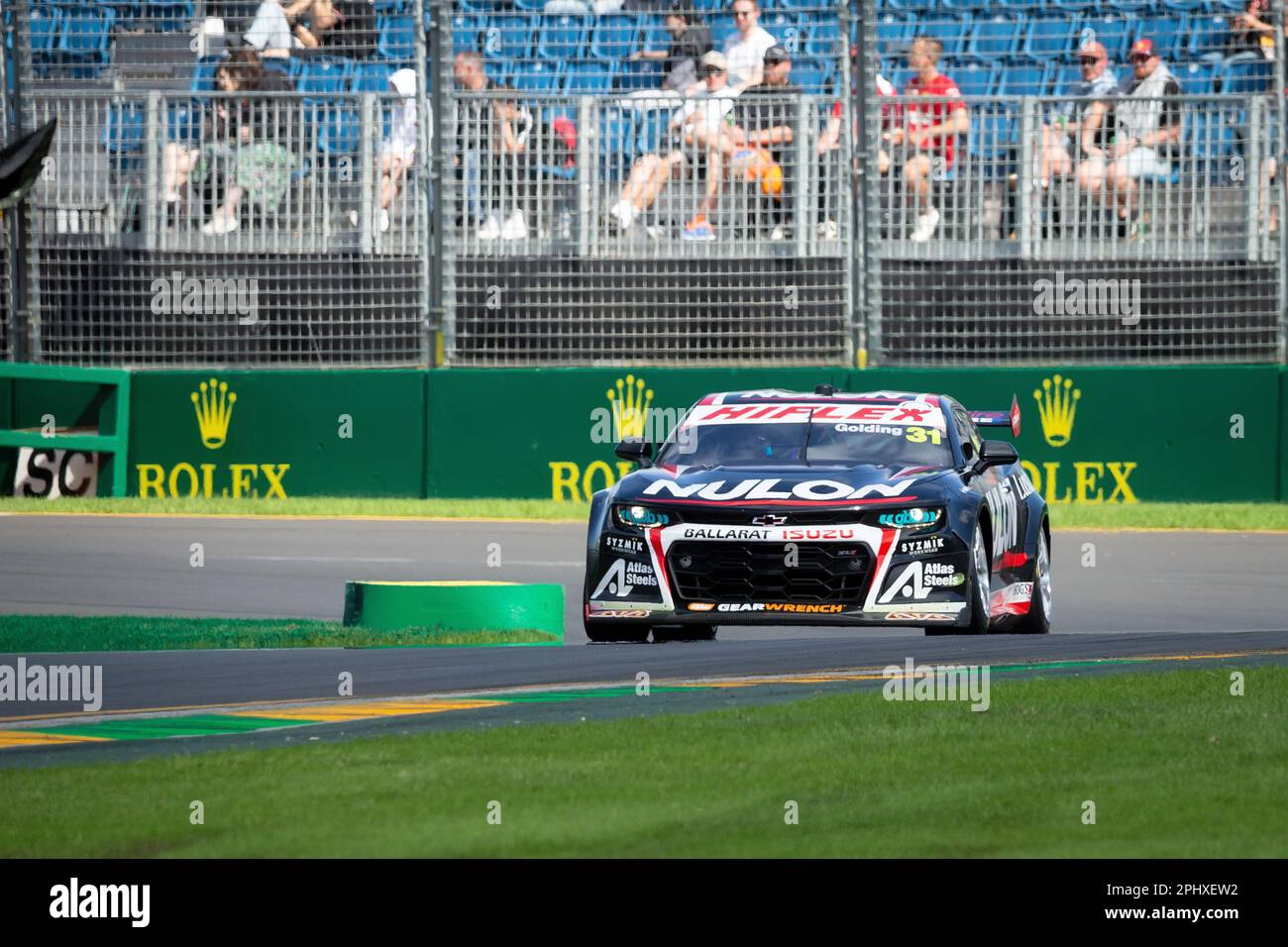 Melbourne, Australia, 30 March, 2023. James Golding (31) driving for ...