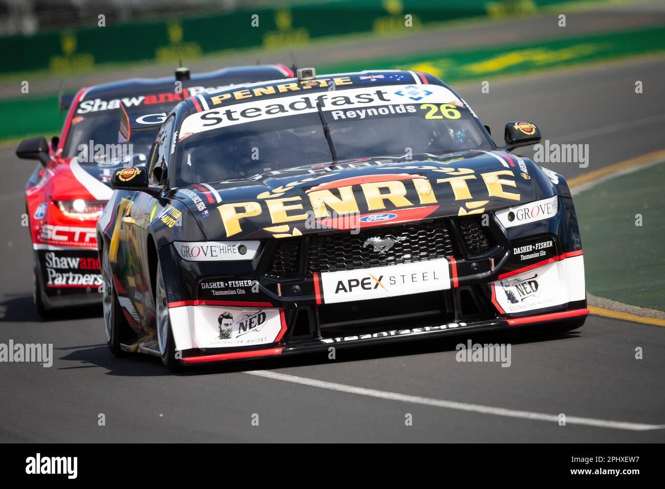 Melbourne, Australia, 30 March, 2023. David Reynolds (26) driving for ...
