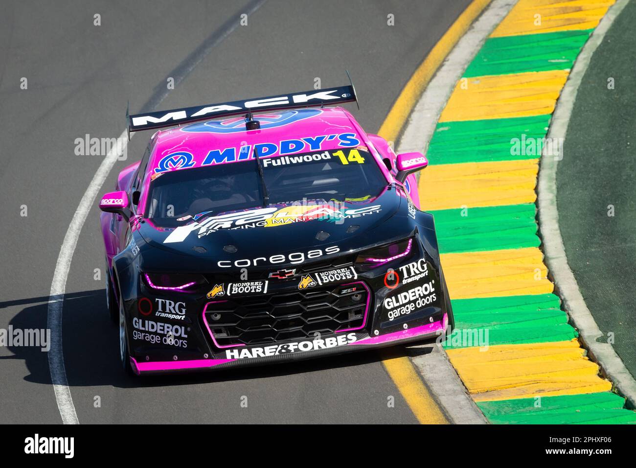 Melbourne, Australia, 30 March, 2023. Bryce Fullwood (14) driving for ...