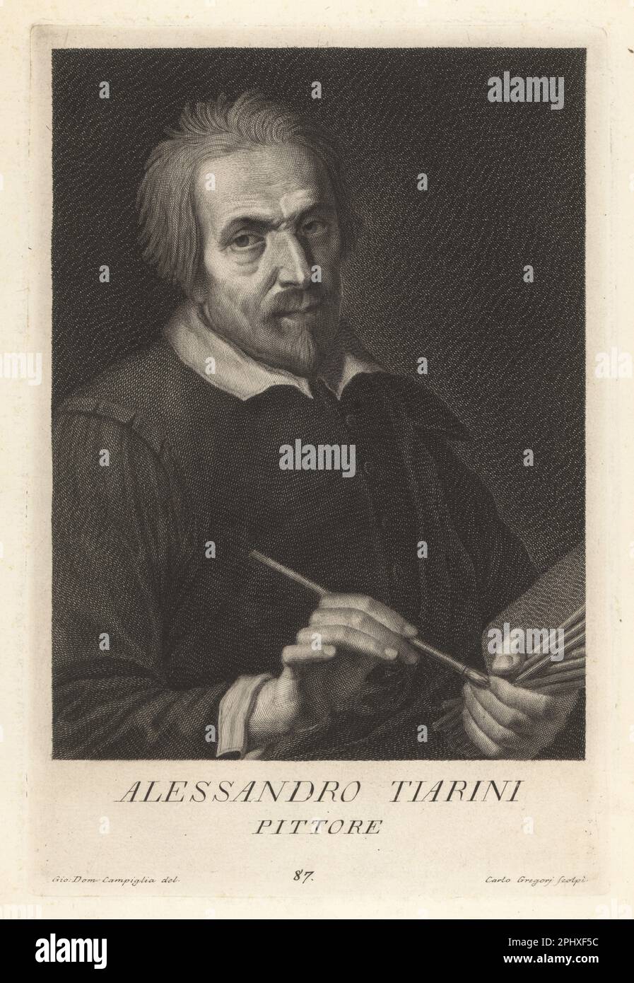 Alessandro Tiarini, Italian Baroque painter of the Bolognese School ...