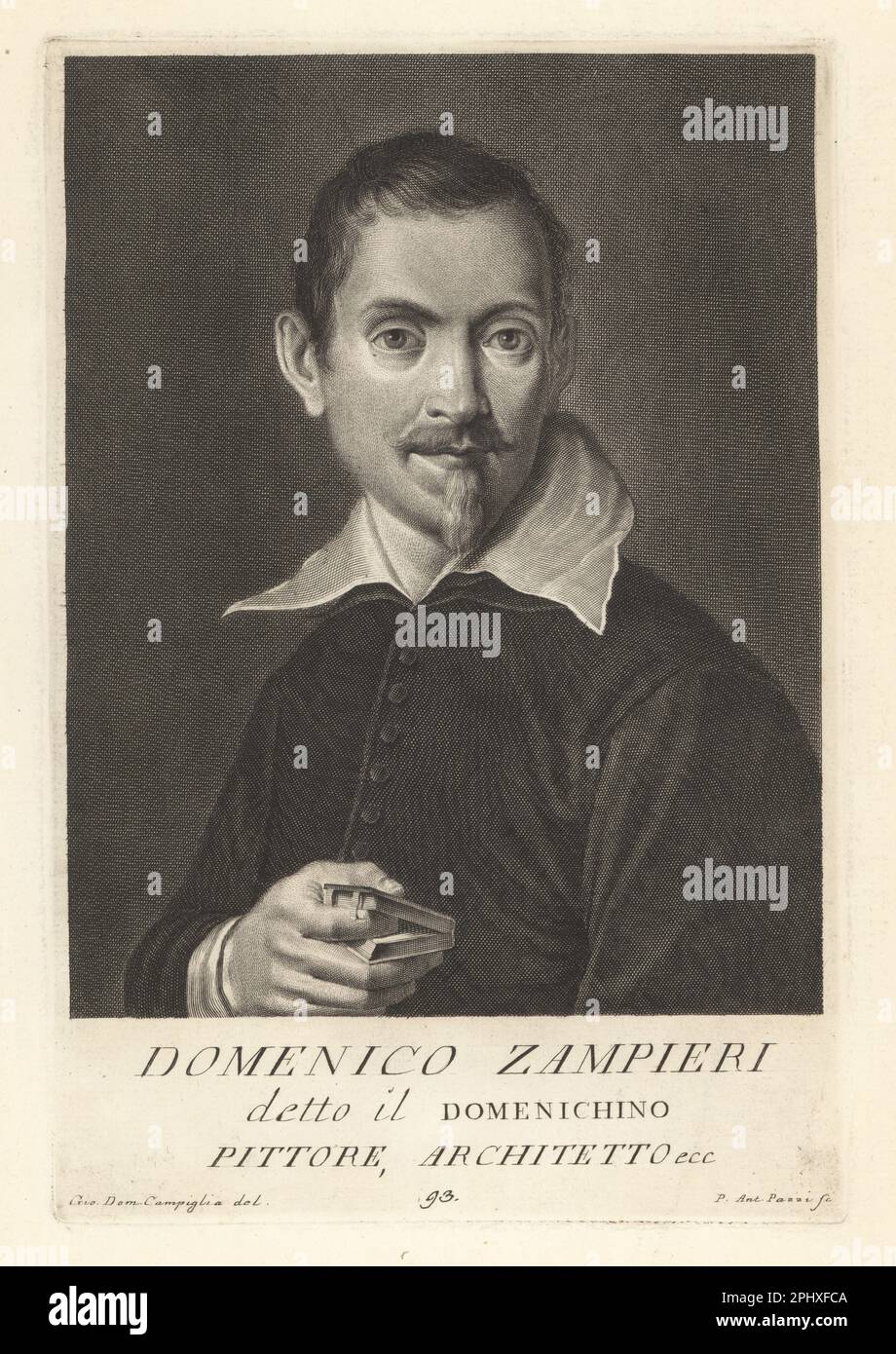 Domenico Zampieri, Italian Baroque painter and architect of the ...