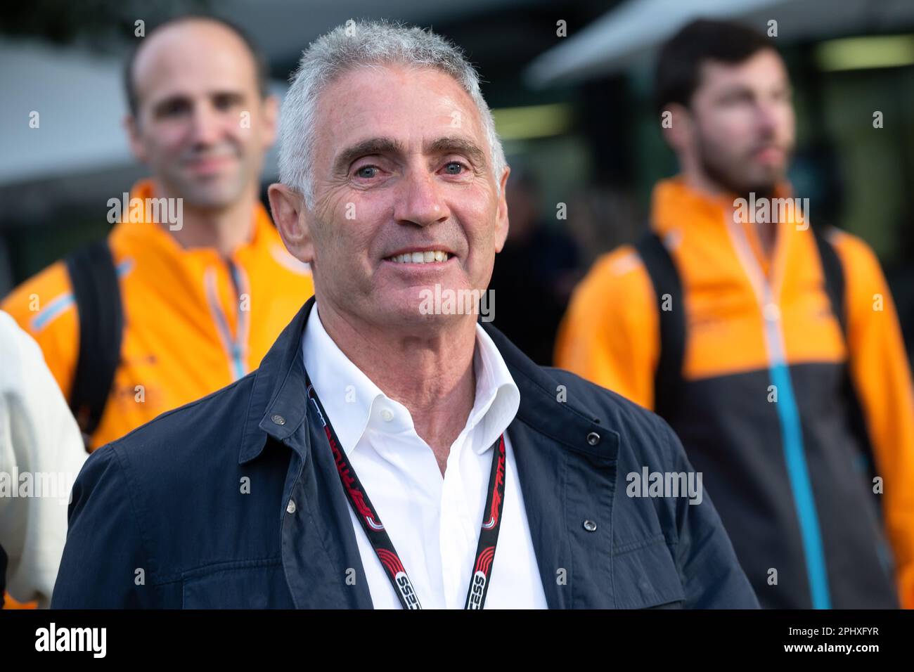 Melbourne, Australia, 30 March, 2023. Mick Doohan is seen leaving the ...