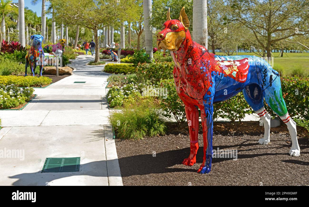 Hero, Great Dane and other dogs. Dogs and Cats Walkway and Sculpture ...