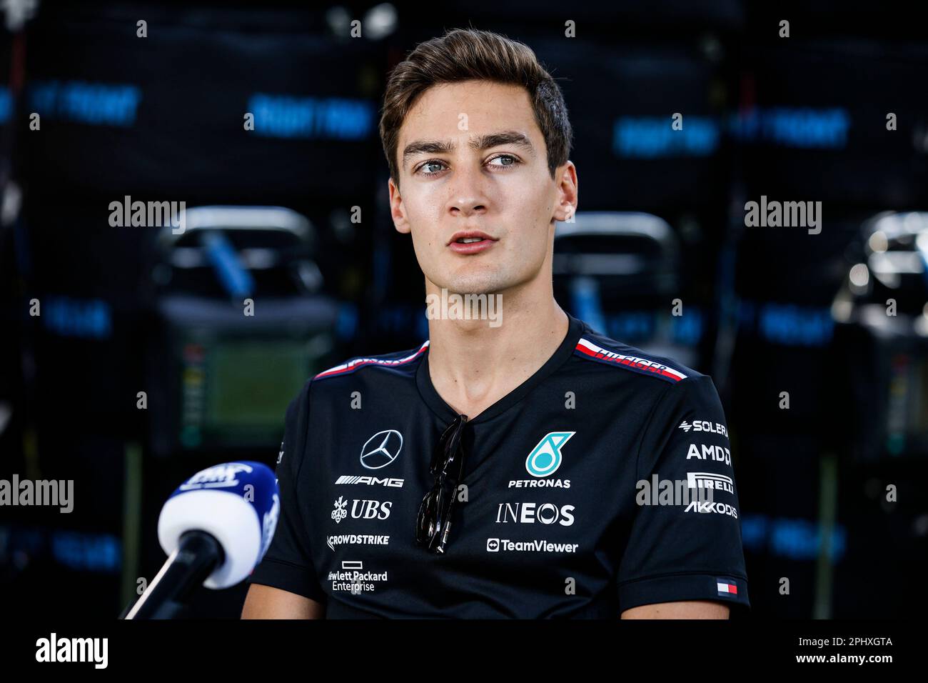 Melbourne, Australia. 30th Mar, 2023. #63 George Russell (GBR, Mercedes ...