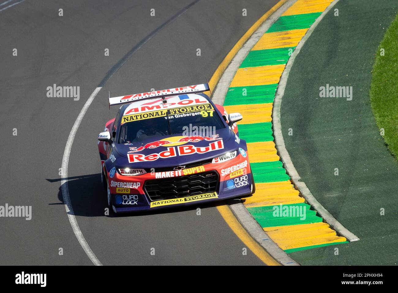 MELBOURNE, AUSTRALIA - MARCH 30: Shane van Gisbergen (97) driving for ...