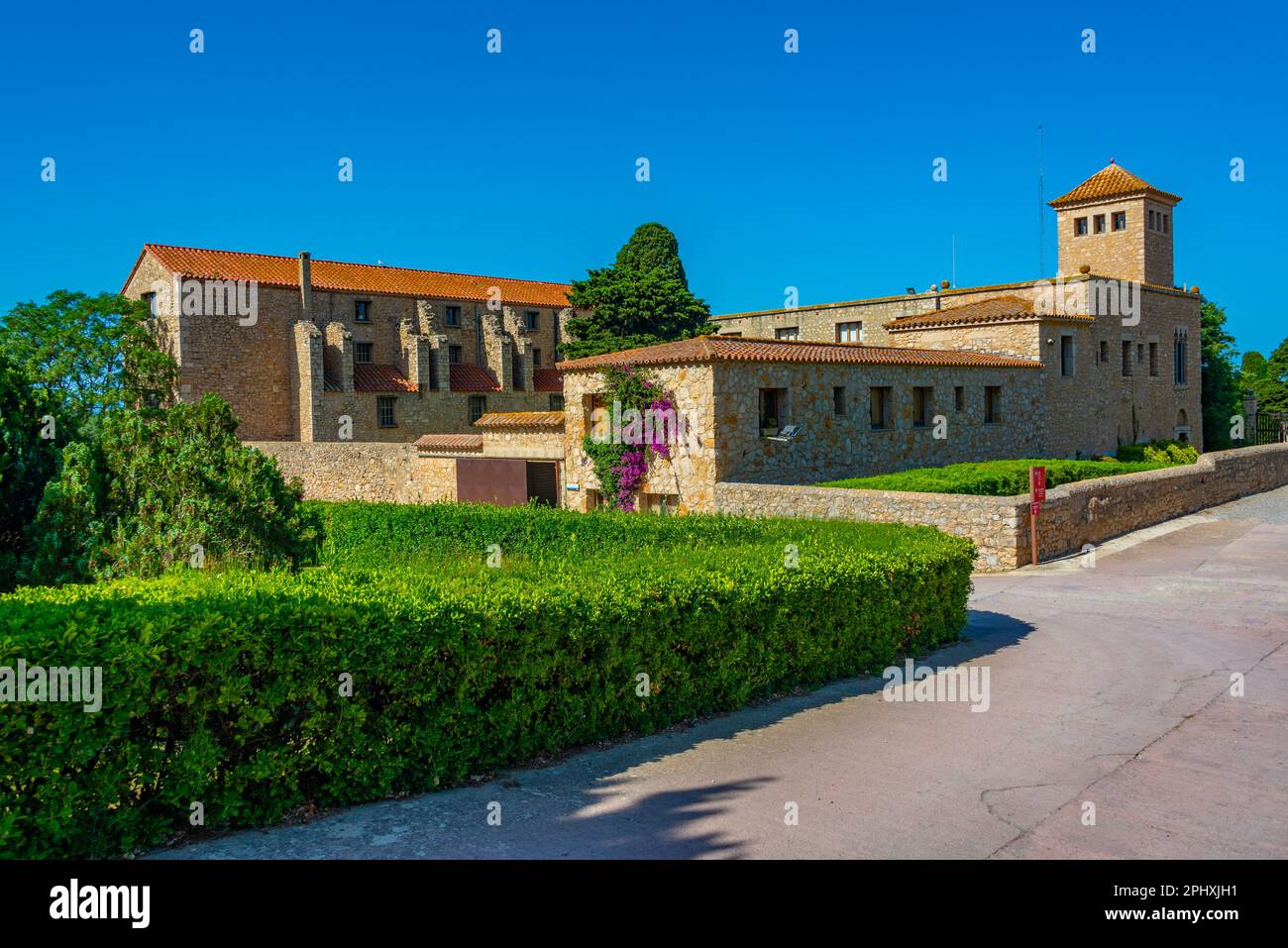 Roman museum of ancient site Empuries in Catalunya, Spain Stock Photo ...