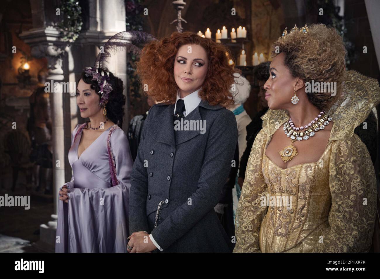 THE SCHOOL FOR GOOD AND EVIL (2022) MICHELLE YEOH CHARLIZE THERON KERRY ...