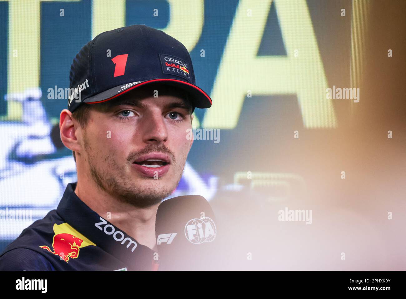 Melbourne, Australia. 30th Mar, 2023. Max Verstappen of the Netherlands and Oracle Red Bull ...