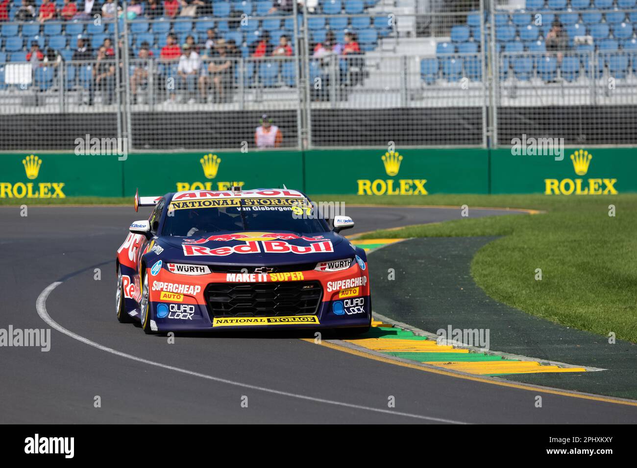Melbourne, Australia, 30 March, 2023. Shane van Gisbergen (97) driving ...