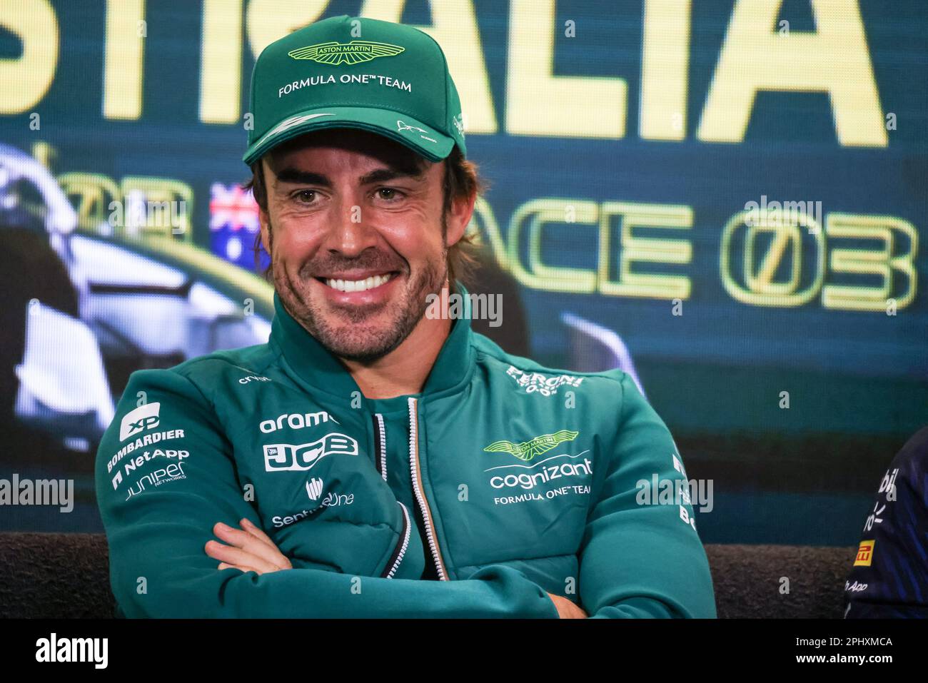 Melbourne, Australia. 30th Mar, 2023. Fernando Alonso of Spain and ...