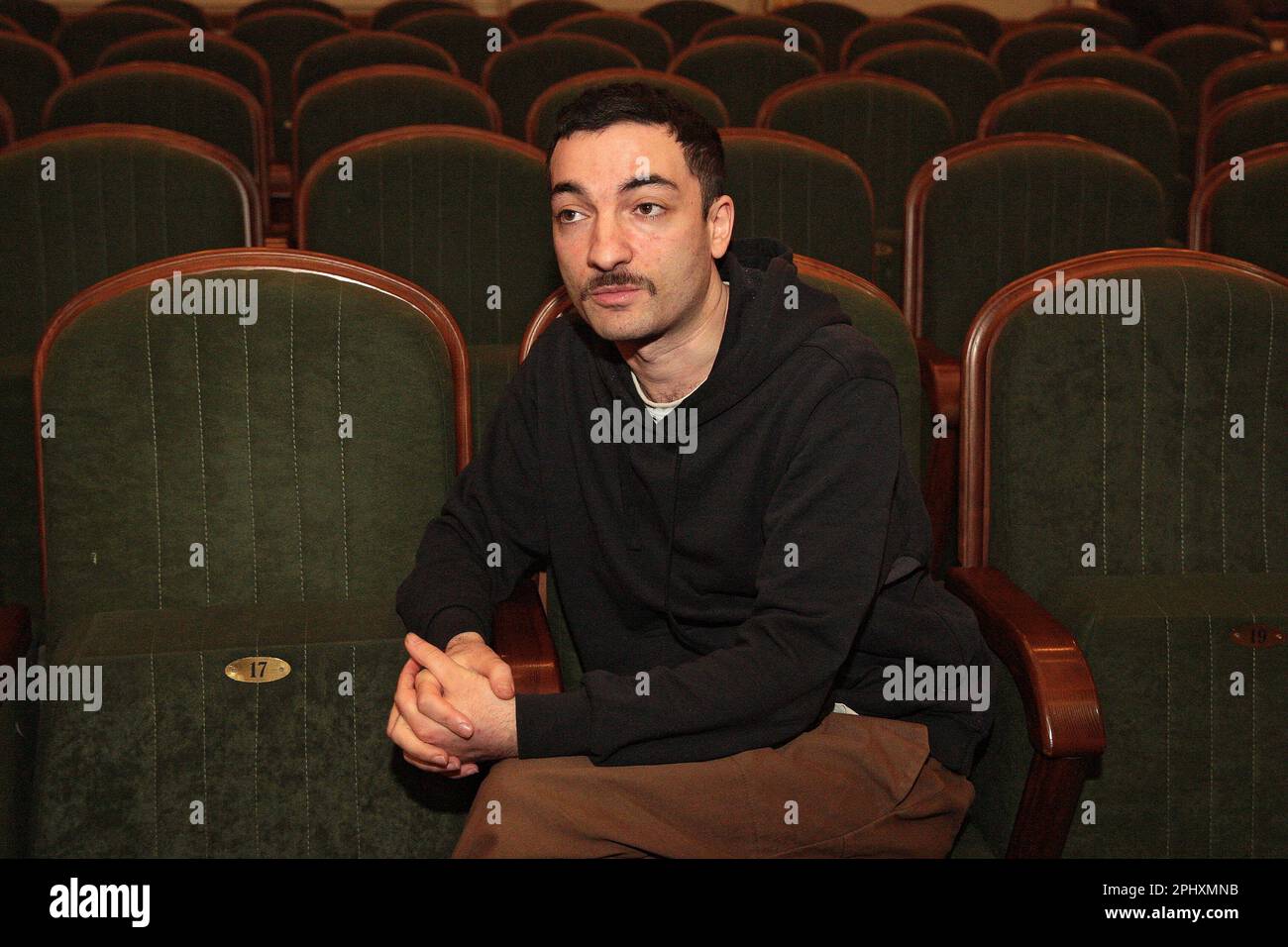 KYIV, UKRAINE - MARCH 29, 2023 - Director Davyd Petrosian attends the ...