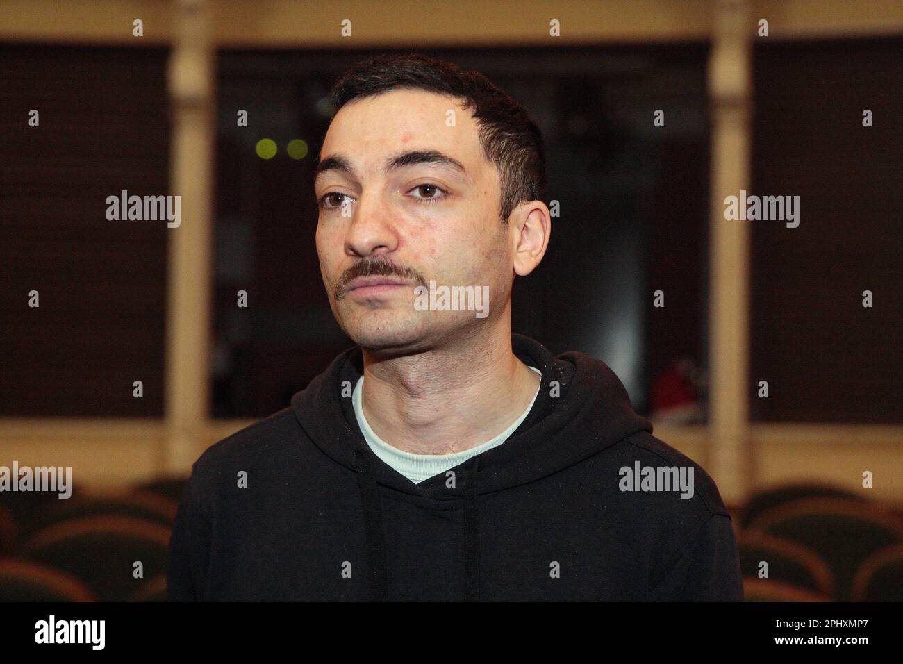 KYIV, UKRAINE - MARCH 29, 2023 - Director Davyd Petrosian attends the ...